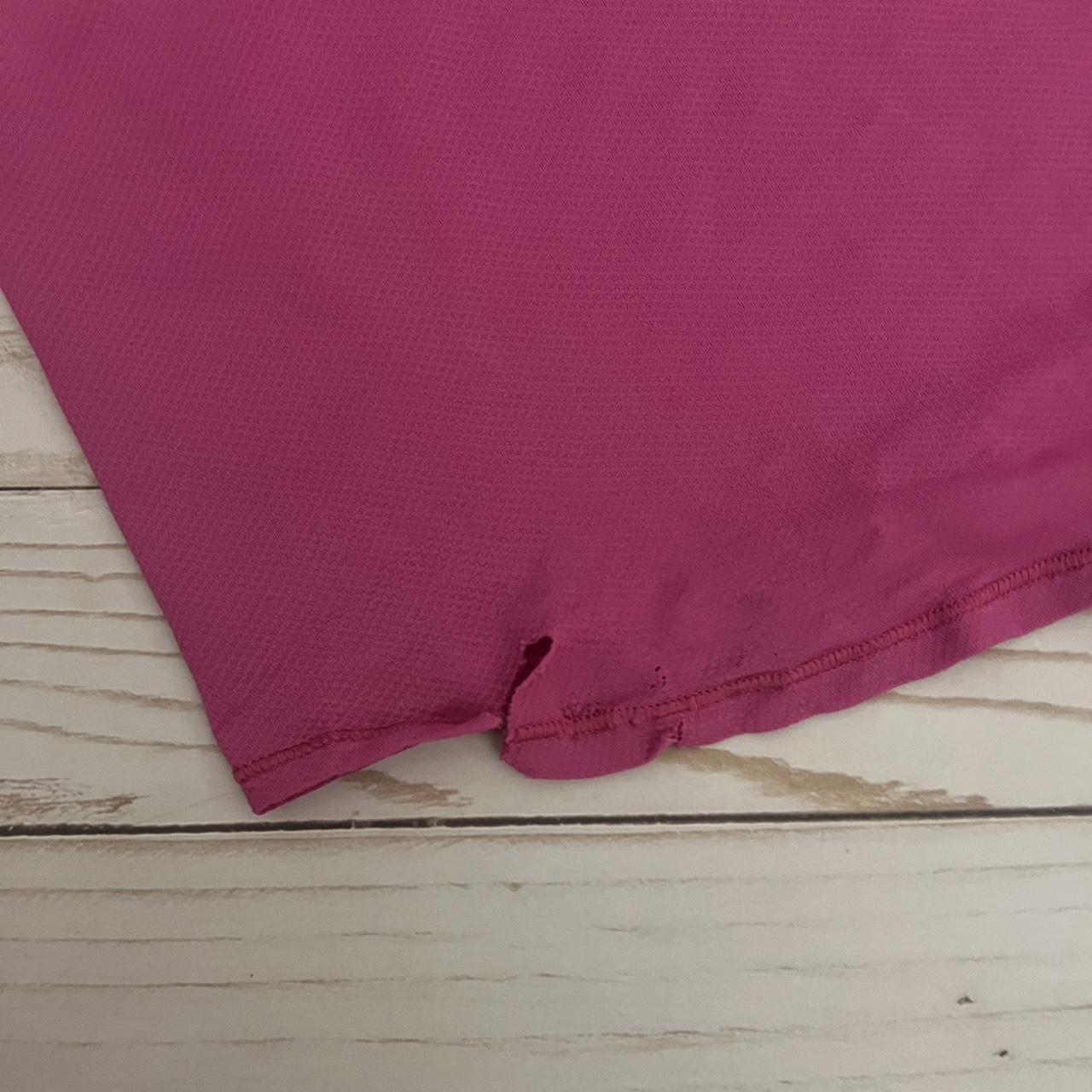 PINK LULU LEMON WORKOUT TANK SIZE 4-6 LOOSE FITTING... - Depop