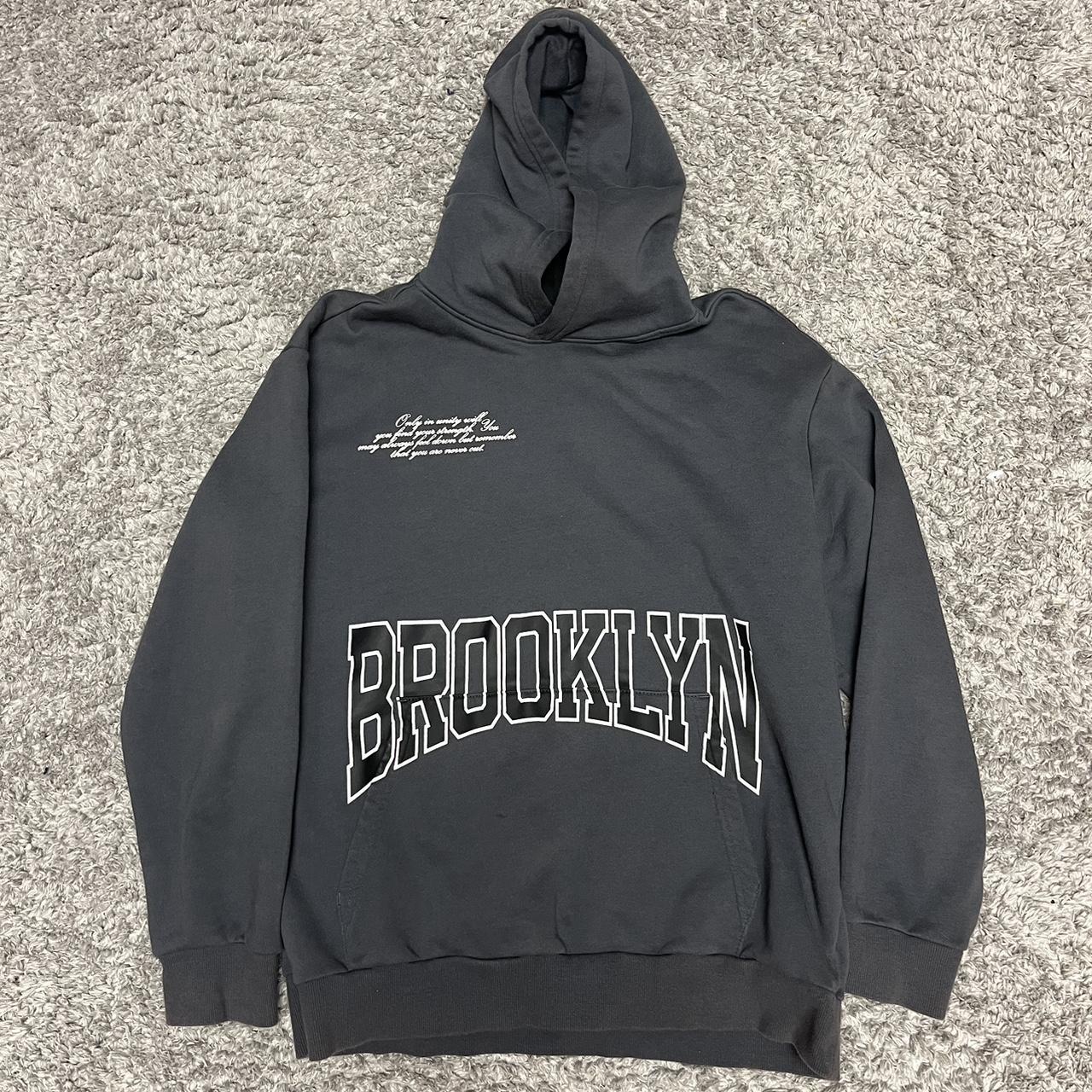 H&M Brooklyn hoodie large relaxed fit - Depop
