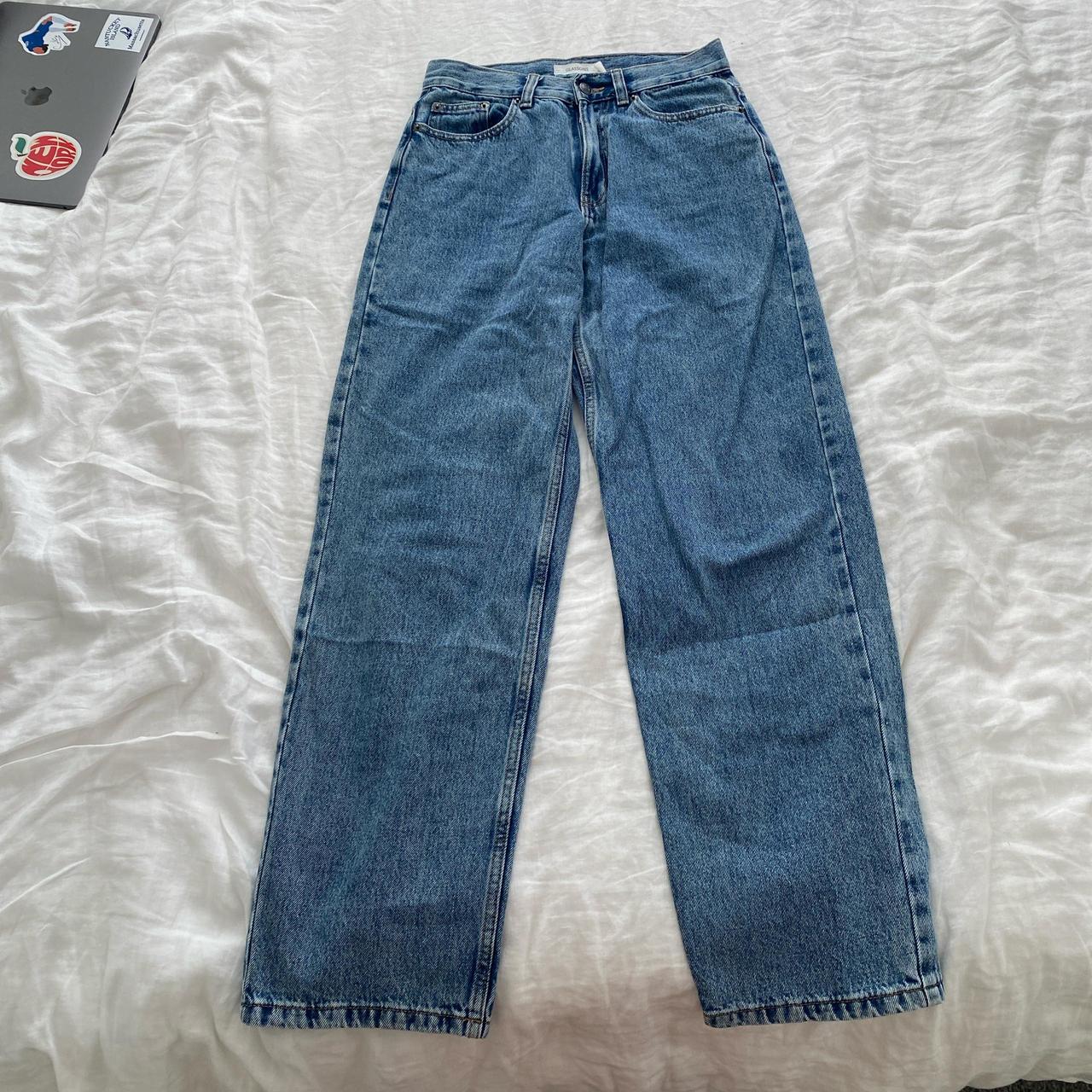 Glassons mid rise baggy/straight leg jeans Super... | Depop