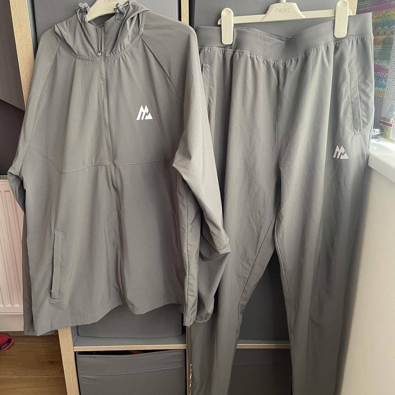 Grey Montirex Woven Tracksuit Jacket is Large... | Depop