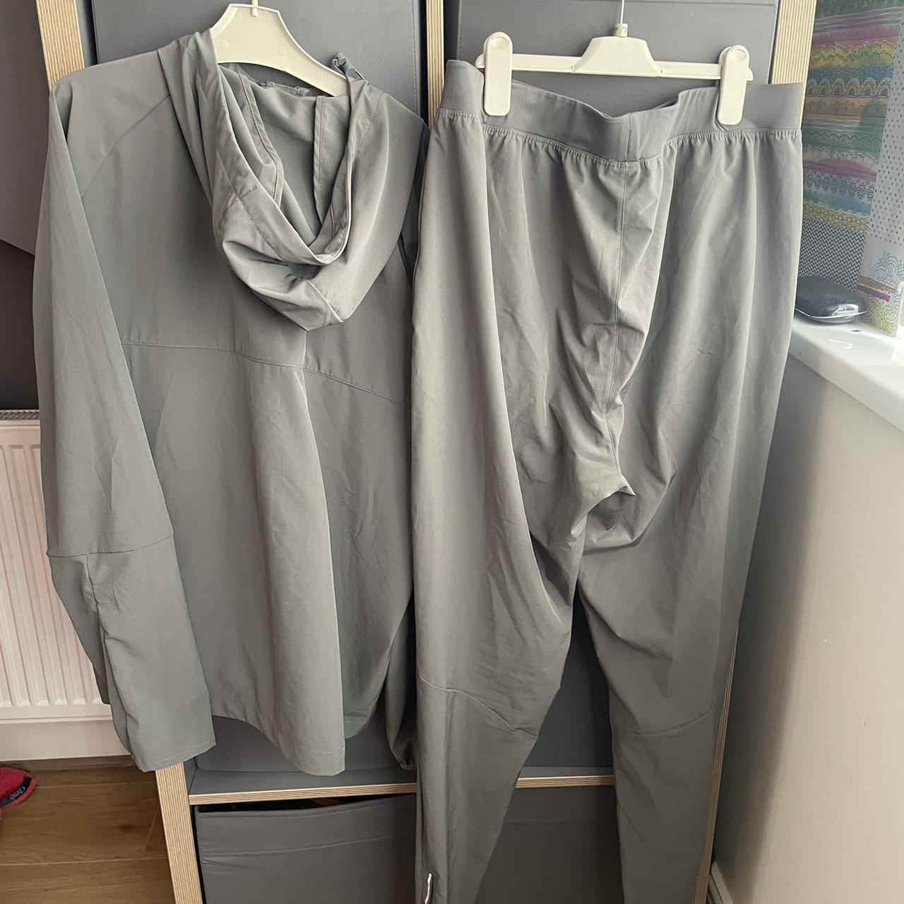 Grey Montirex Woven Tracksuit Jacket is Large... | Depop