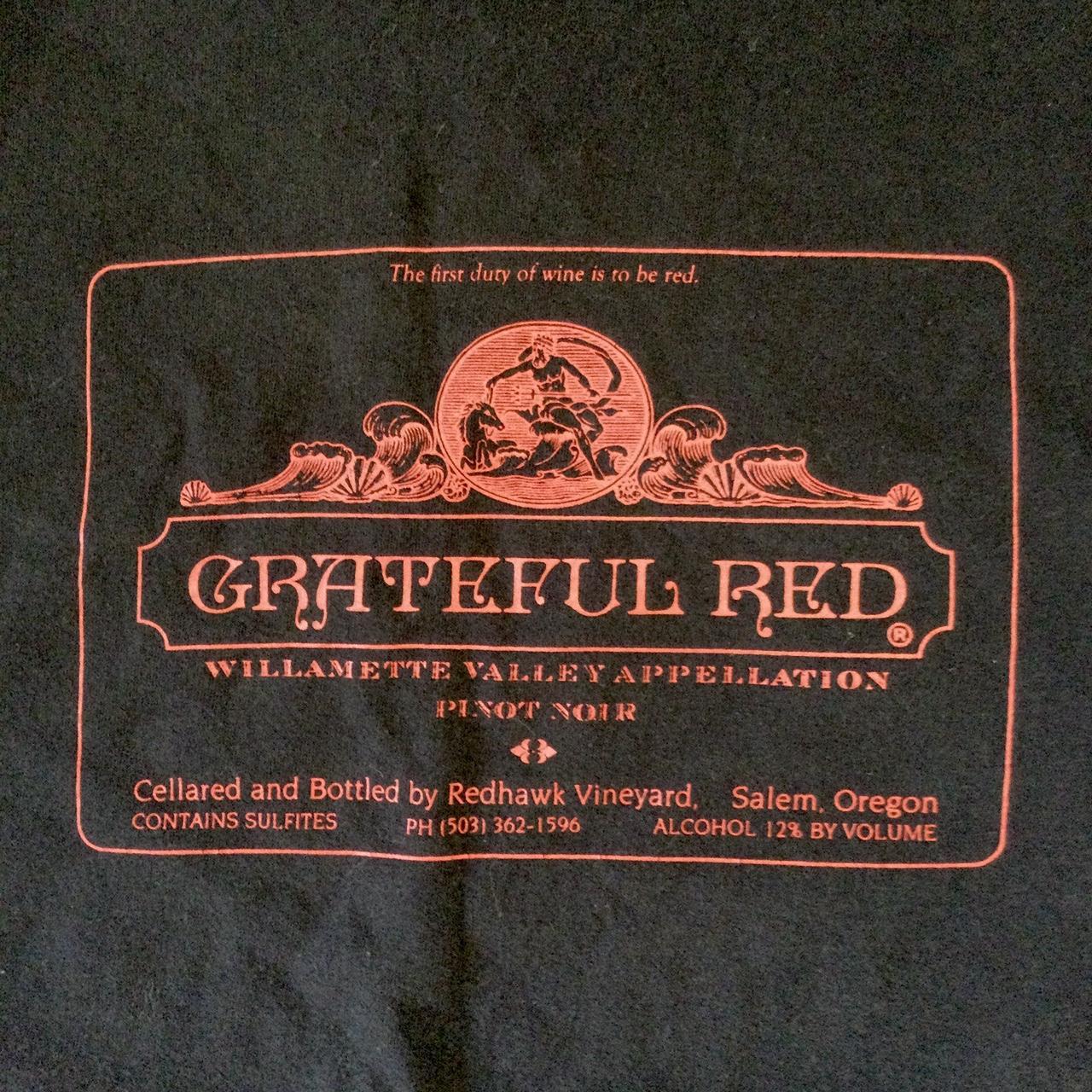 2000s Grateful Dead Red Shirt 2XL - Redhawk Vineyard... - Depop