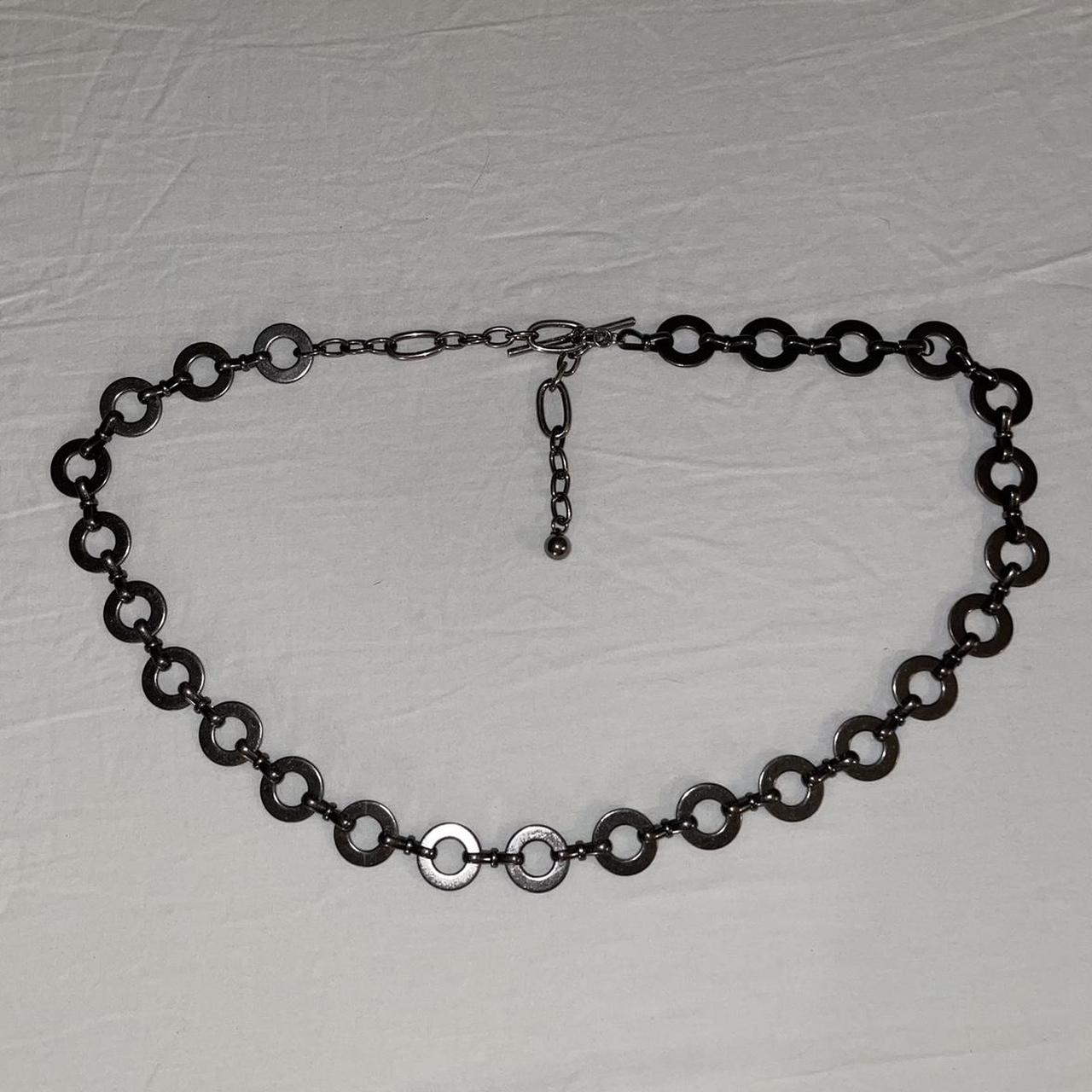 Dark Metallic Liz Claiborne Chain Belt Waist: 34“ 38“ - Depop