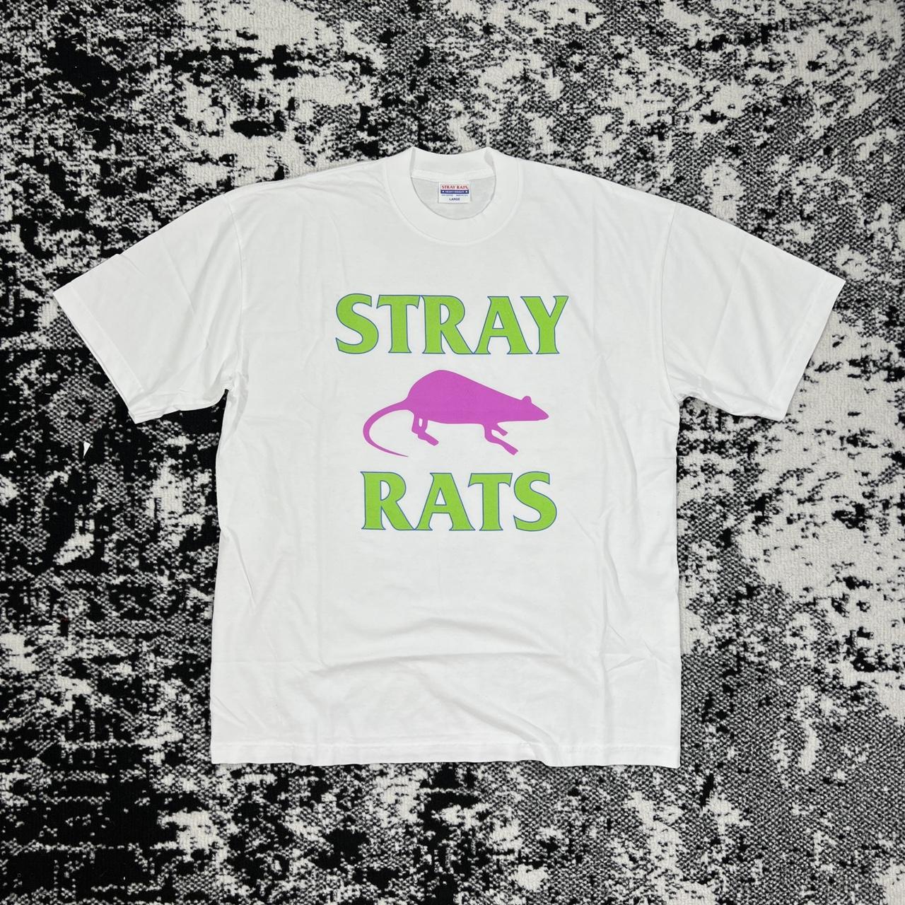 STRAY RATS RODENTICIDE WHITE TEE Instock M &... - Depop