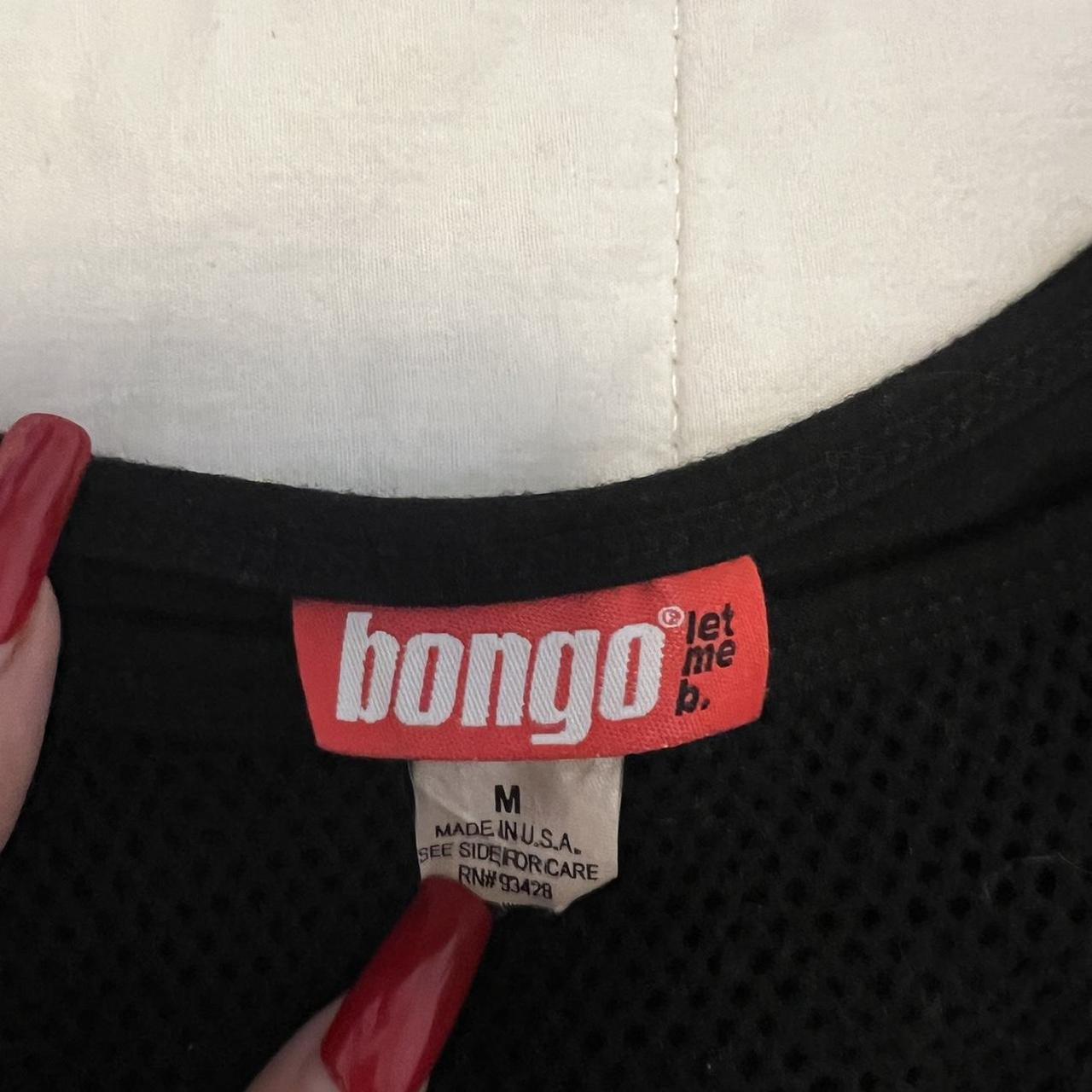 Bongo Bell Sleeve Zipper & Mesh Top - Depop