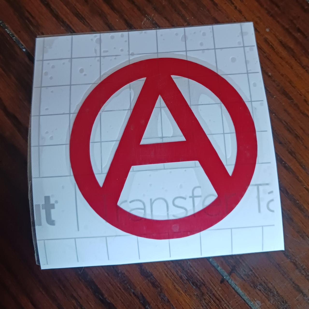Red anarchist decal ! 3 x 3" #anarchist #anarchism... - Depop