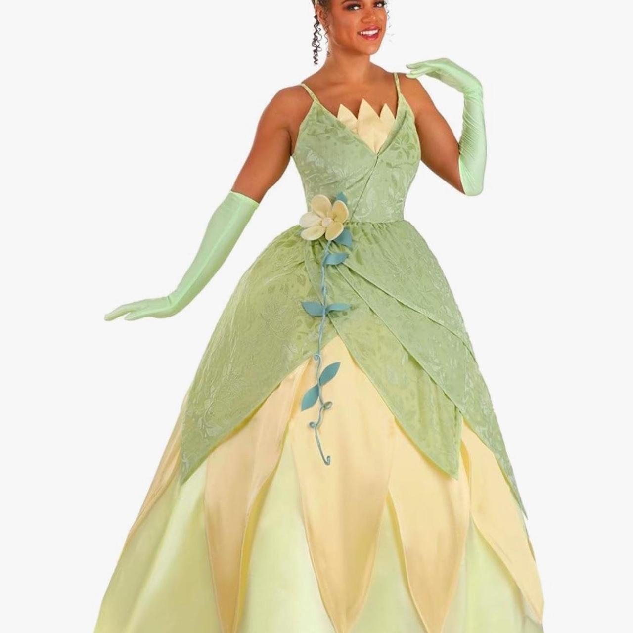 Disney Princess Tiana costume dress #DisneyPrincess... - Depop