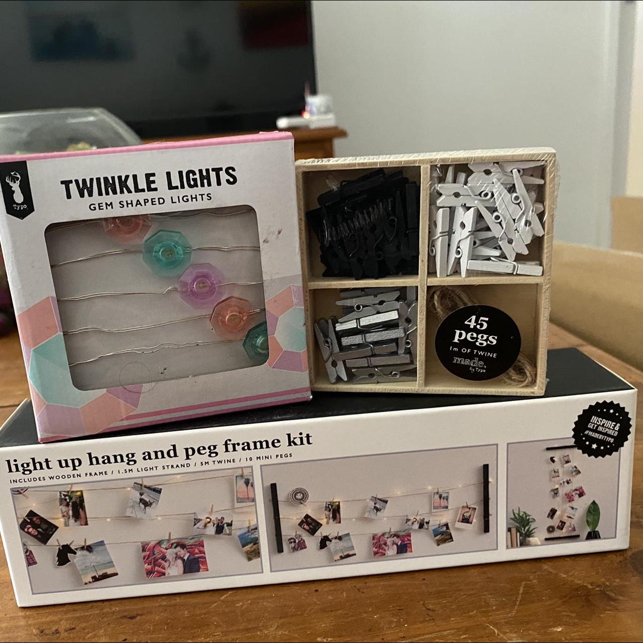 Light up hang and frame kit . Kit comes with frame,... - Depop