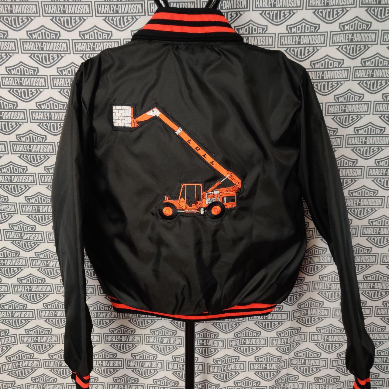 Men's Black and Orange Jacket | Depop
