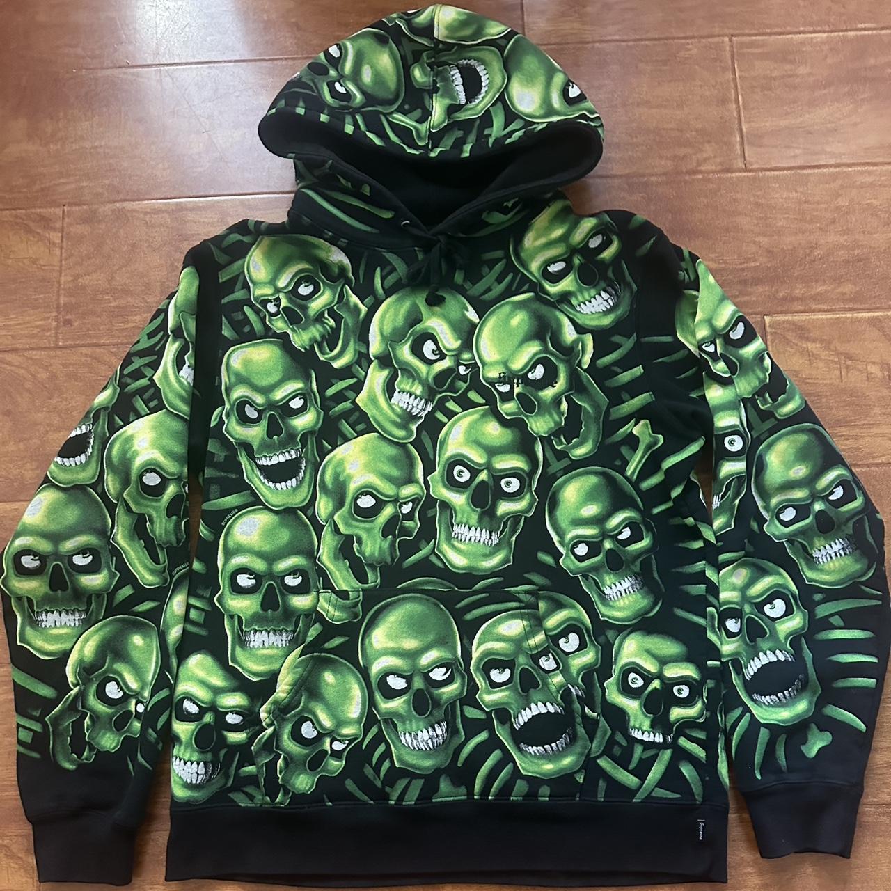 Supreme Skull Pile Hoodie Size Medium can fit a... | Depop