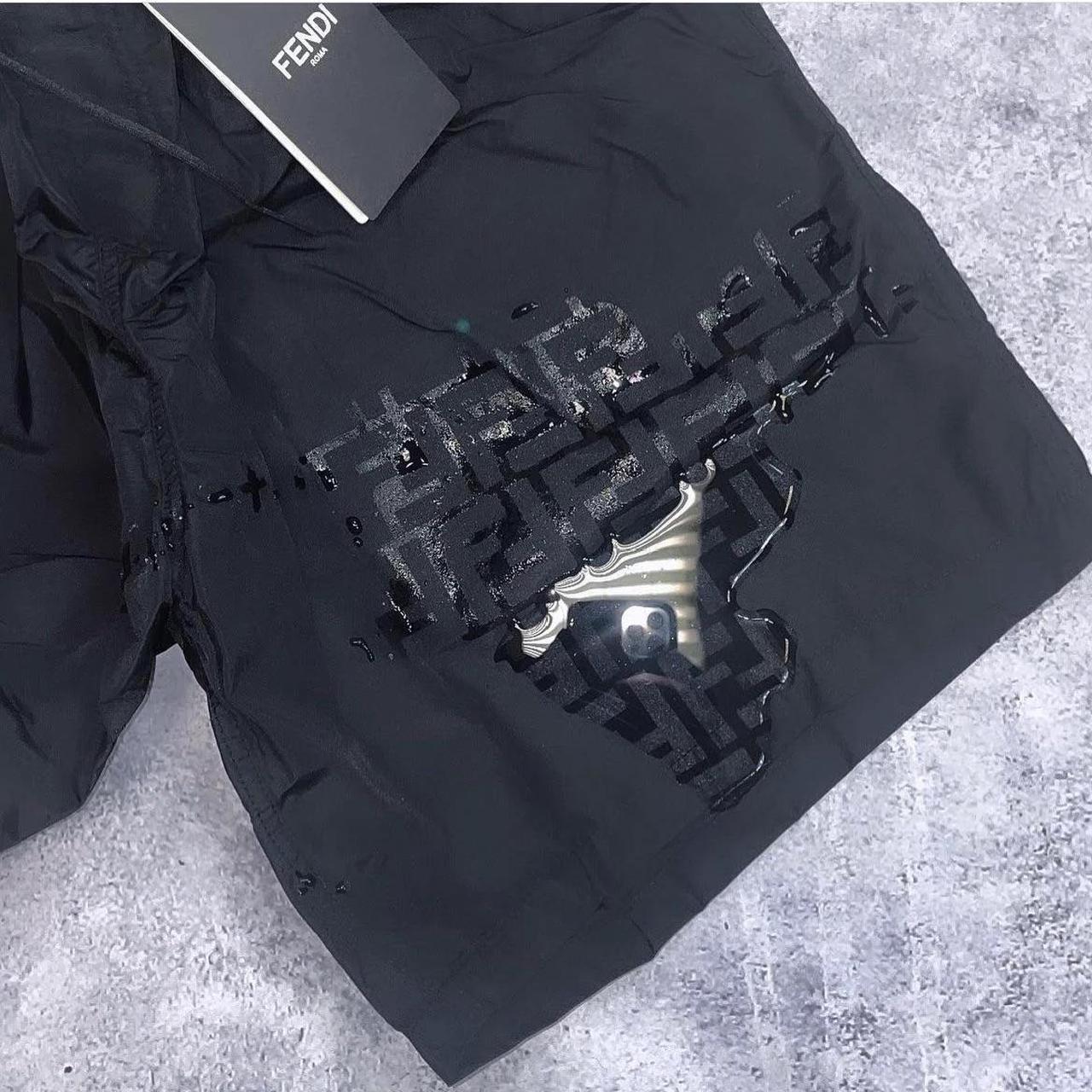Fendi water reactive swim shorts Black Size 50 *not... - Depop