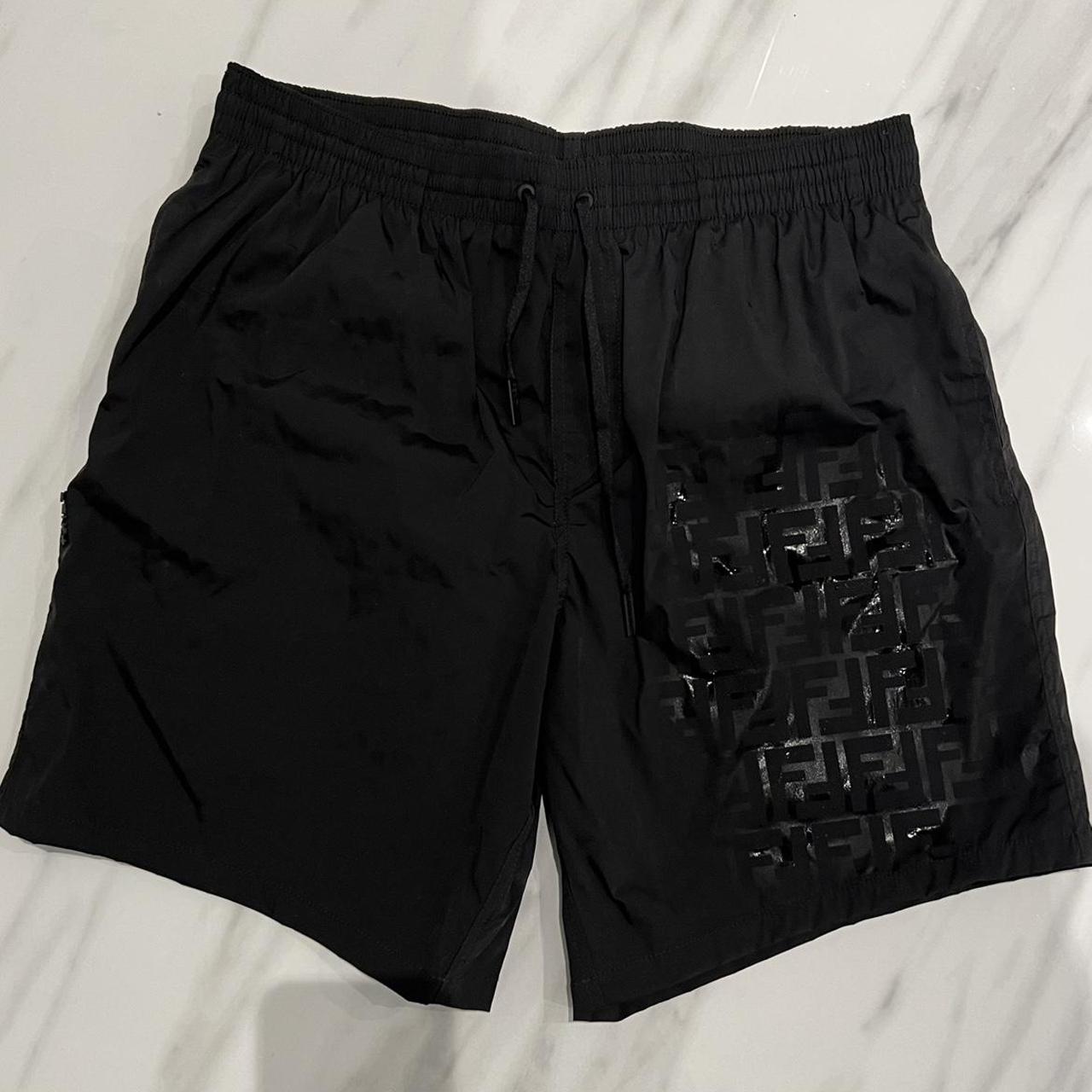 Fendi water reactive swim shorts Black Size 50 *not... - Depop