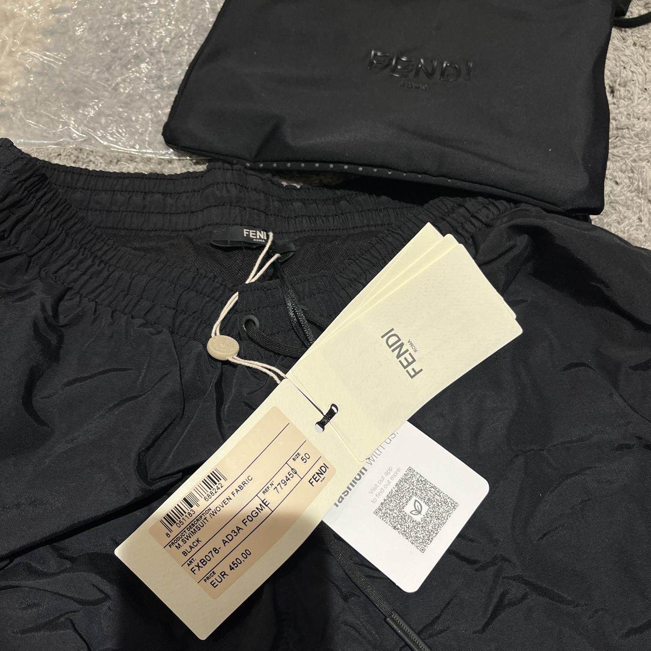 Fendi water reactive swim shorts Black Size 50 *not... - Depop