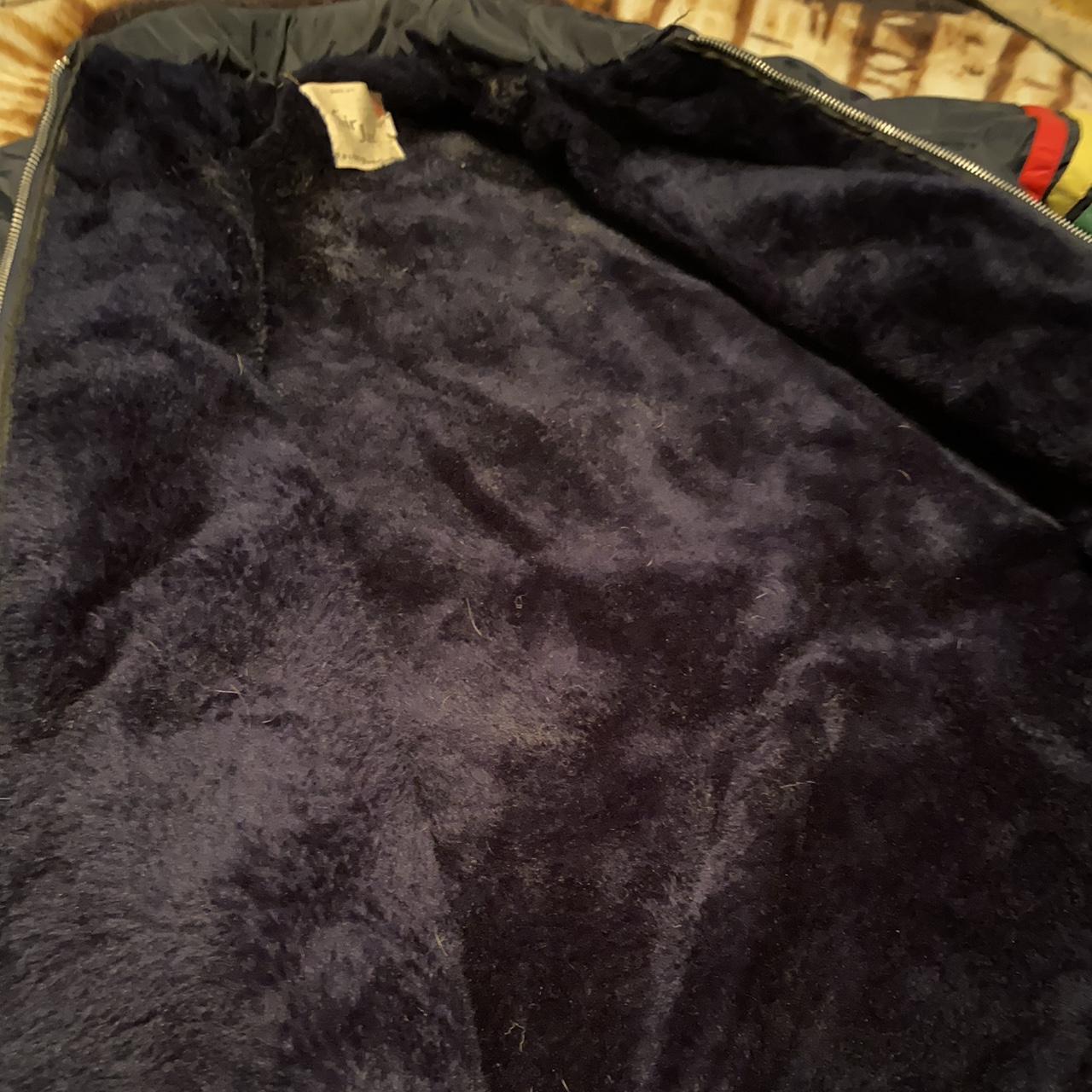 Vintage 80s Racing Jacket (Sir Jac) with Red,... - Depop