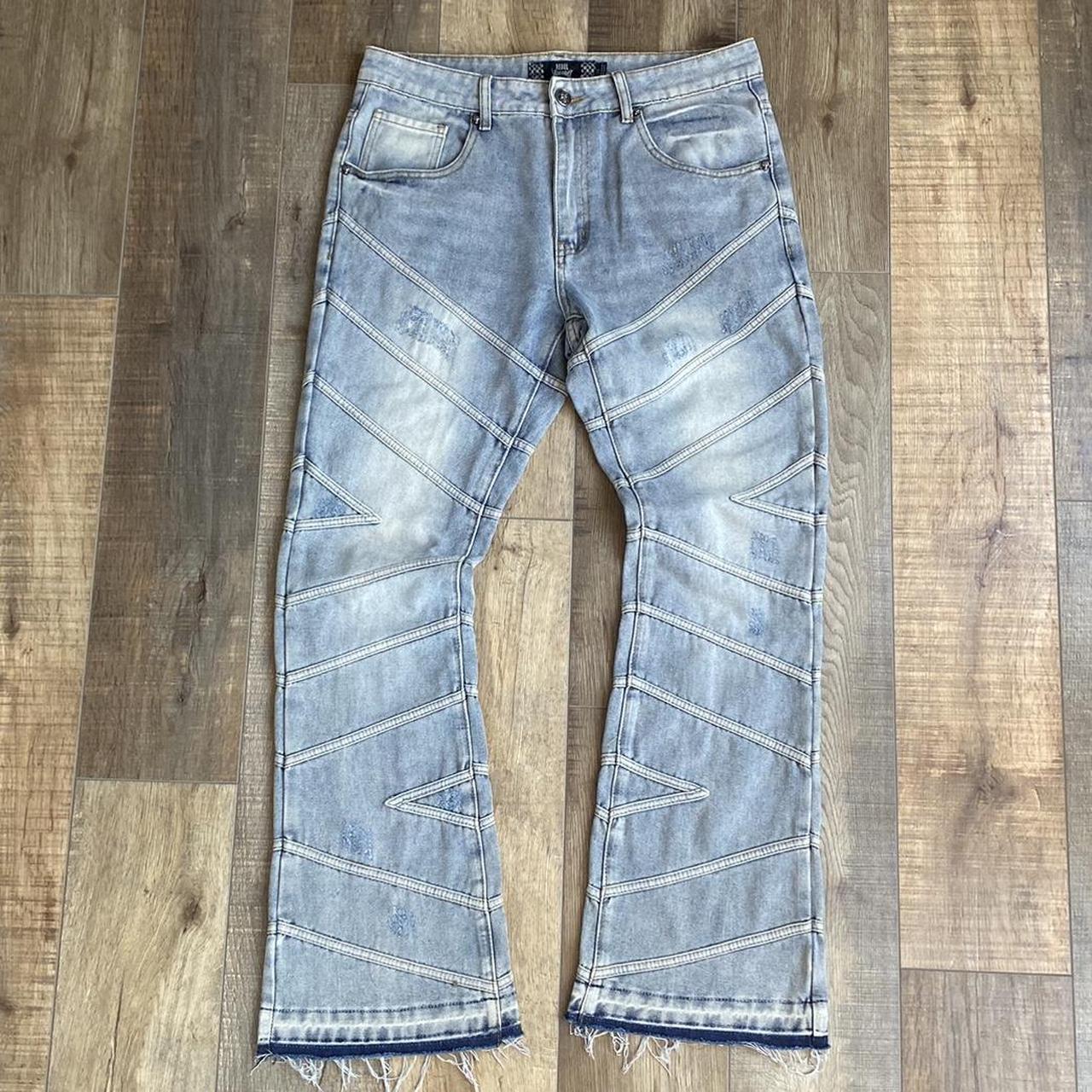 Rebel Vengeance Flare Jeans size - 32 x 32 great... - Depop