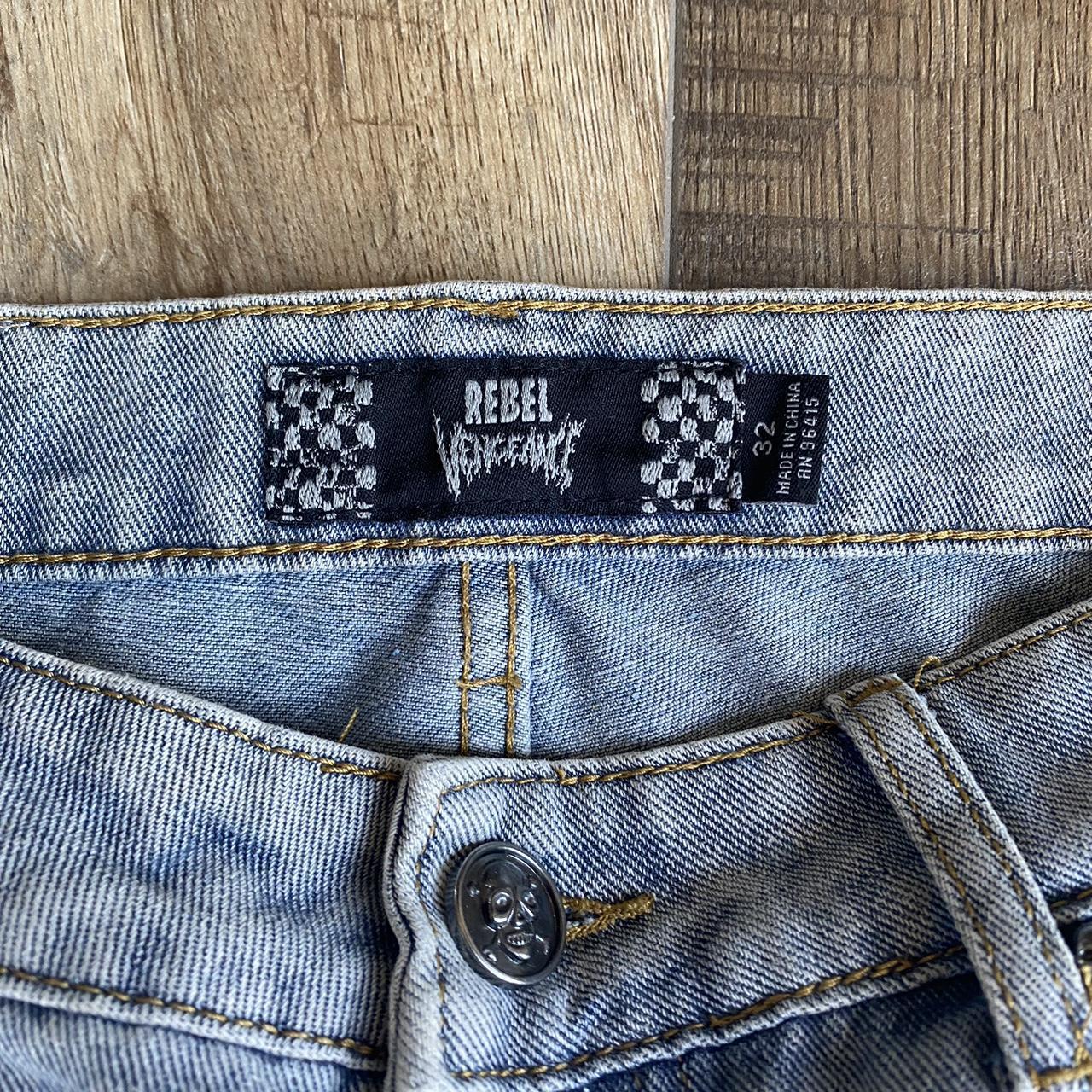Rebel Vengeance Flare Jeans size - 32 x 32 great... - Depop