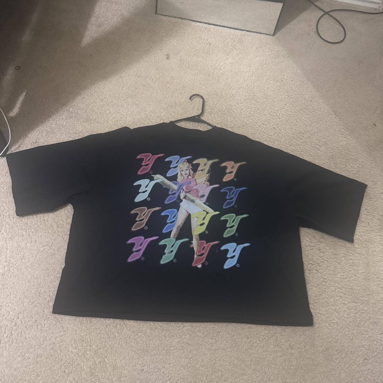yellyard oversized tee size:L worn 1x fits... - Depop