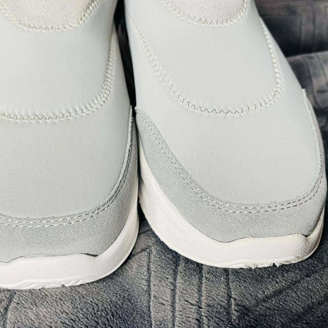 Mallet Kids Sock Style Grey Slip On Trainers UK... - Depop