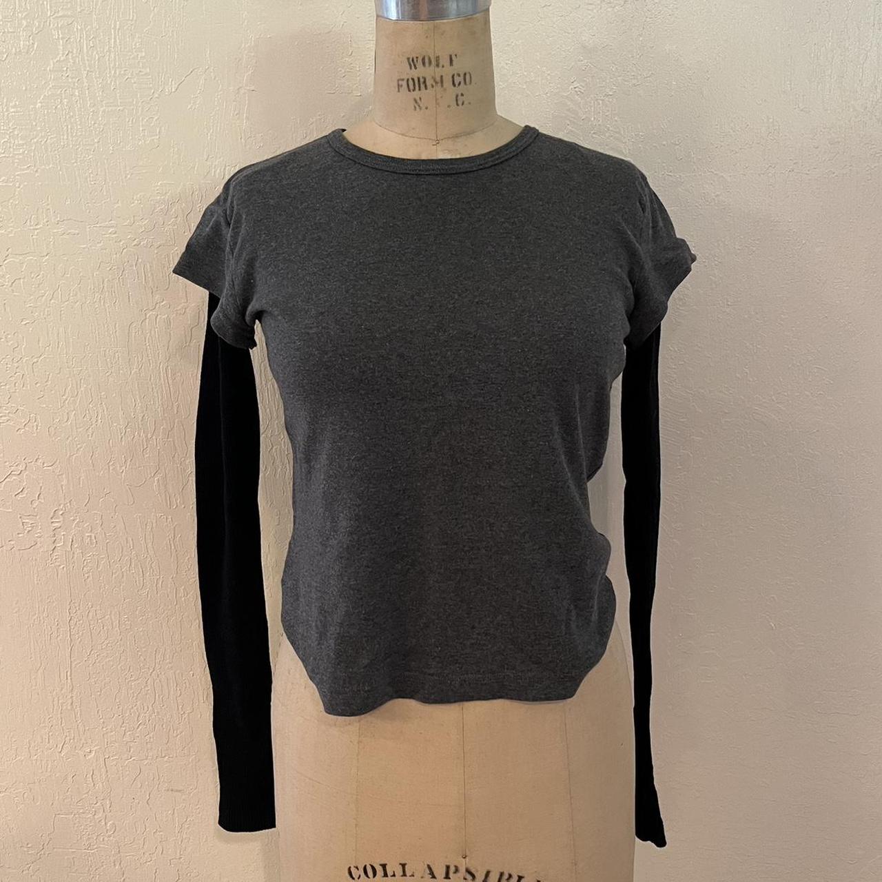 brandy melville hailie layered long sleeve - one... - Depop