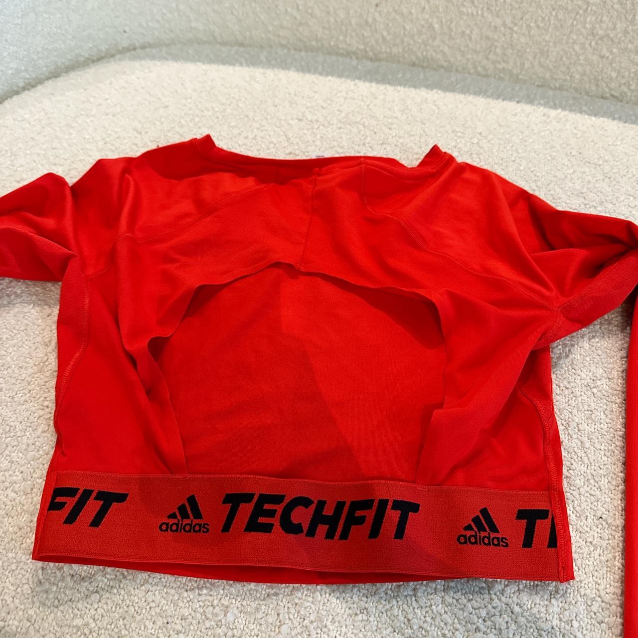 Adidas open back long sleeve workout top. Perfect... - Depop