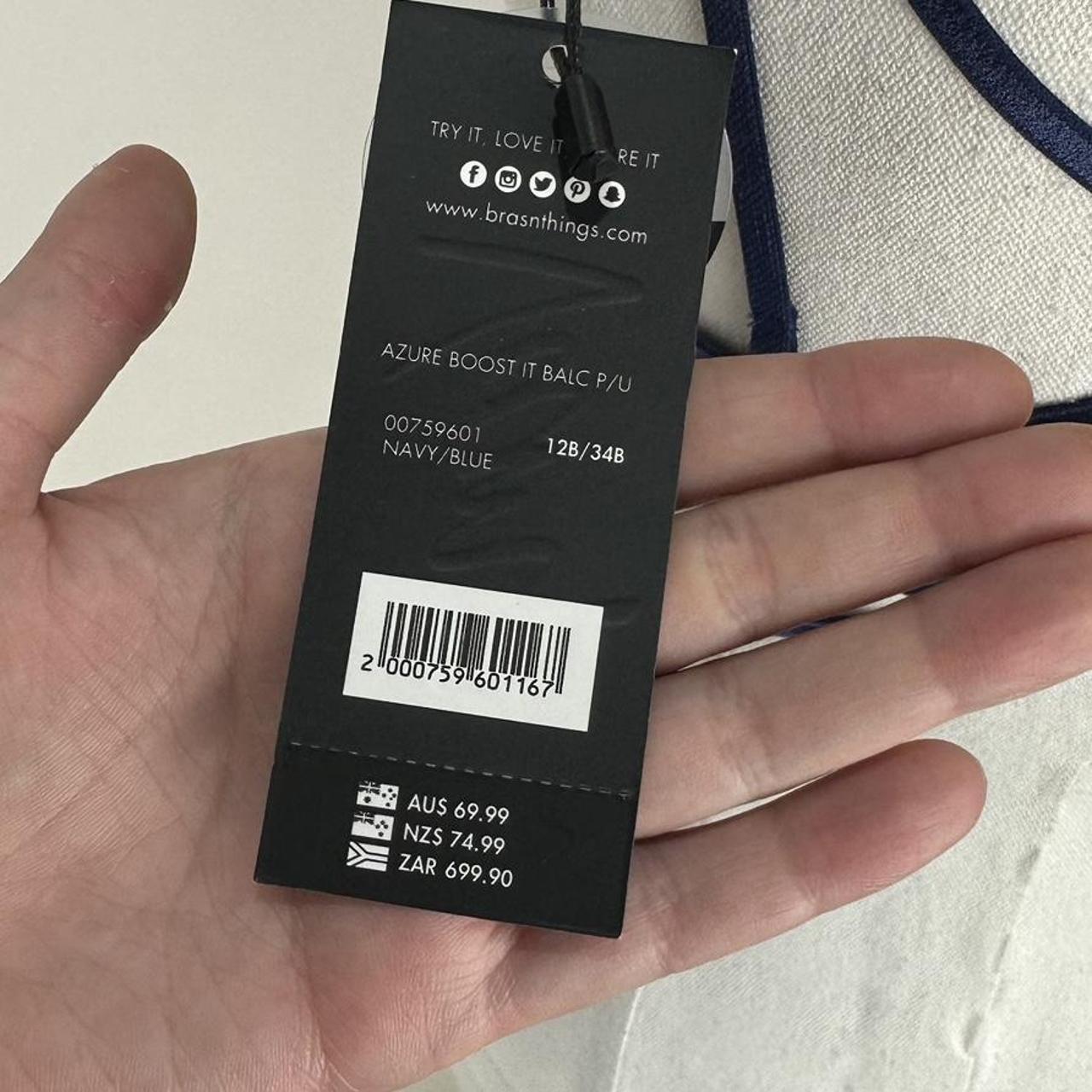 BRAS N THINGS VAMP COLLECTION COBALT BLUE LACE PUSH... - Depop