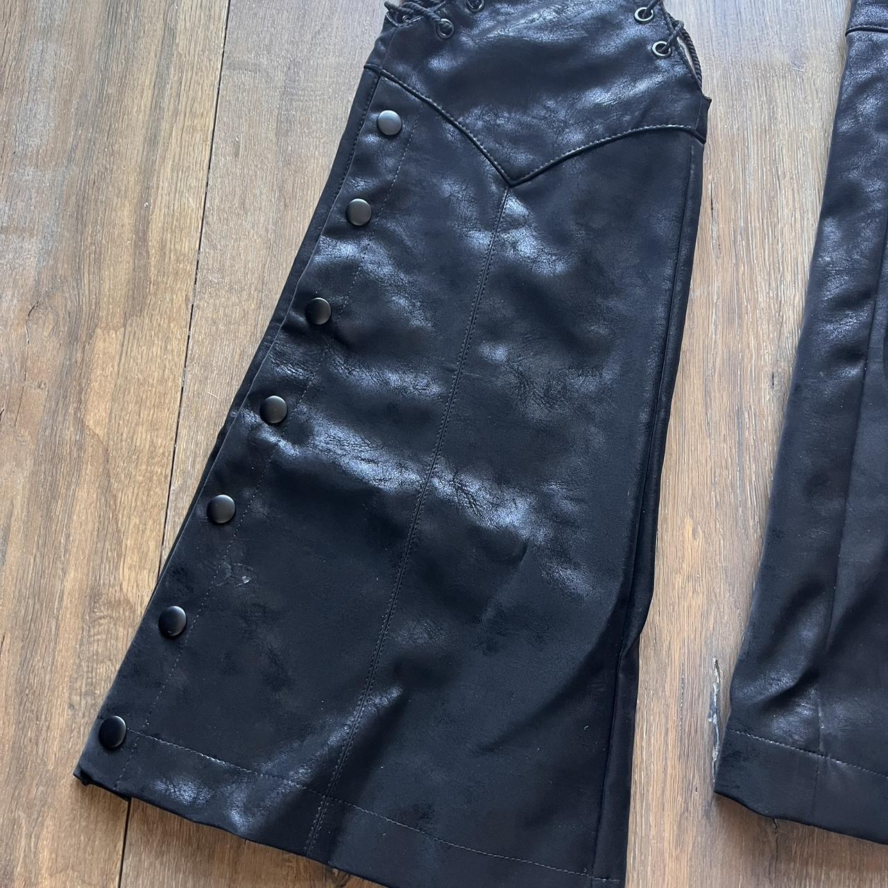 Dolls Kill Darker Wavs Compression Lace Up Chaps... - Depop