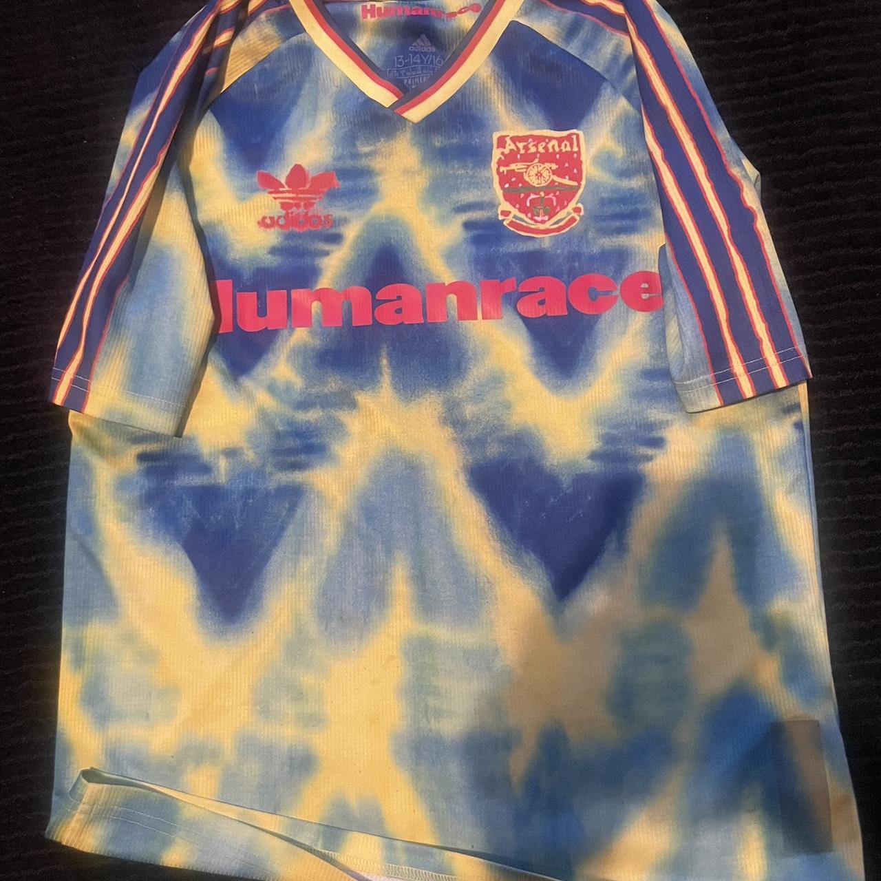 Arsenal 92-93 Humanrace remake size 14 but fits... - Depop