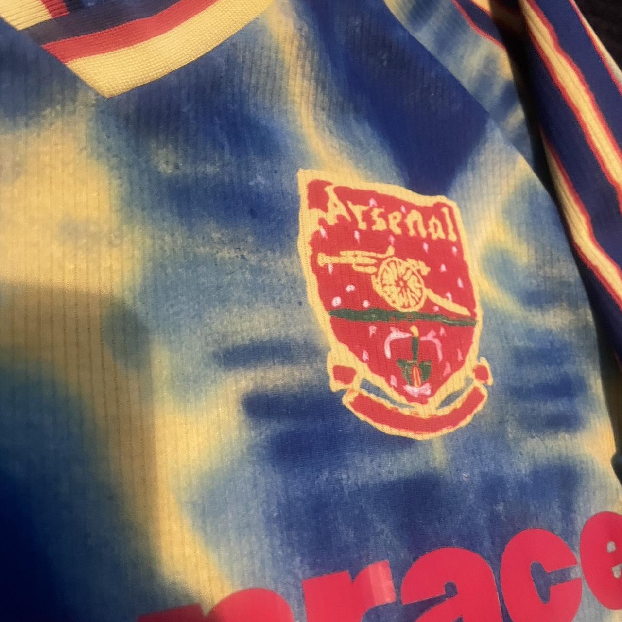 Arsenal 92-93 Humanrace remake size 14 but fits... - Depop