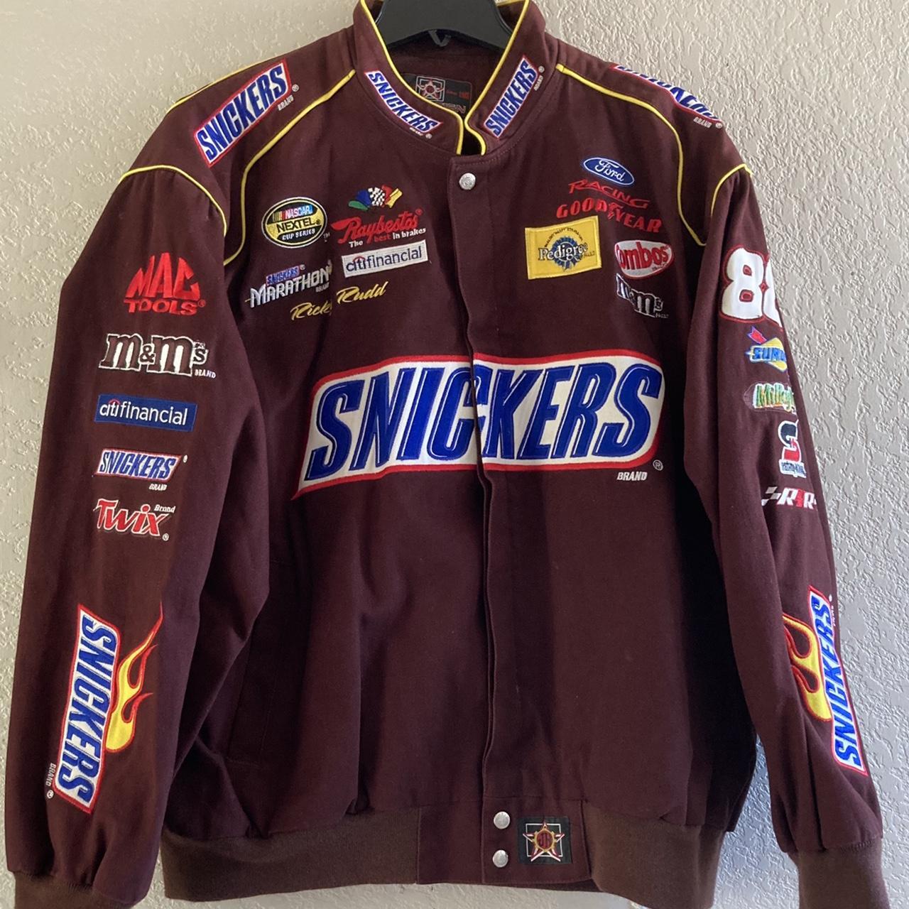NASCAR JH Design Ricky Rudd Snickers Jacket Outer... - Depop