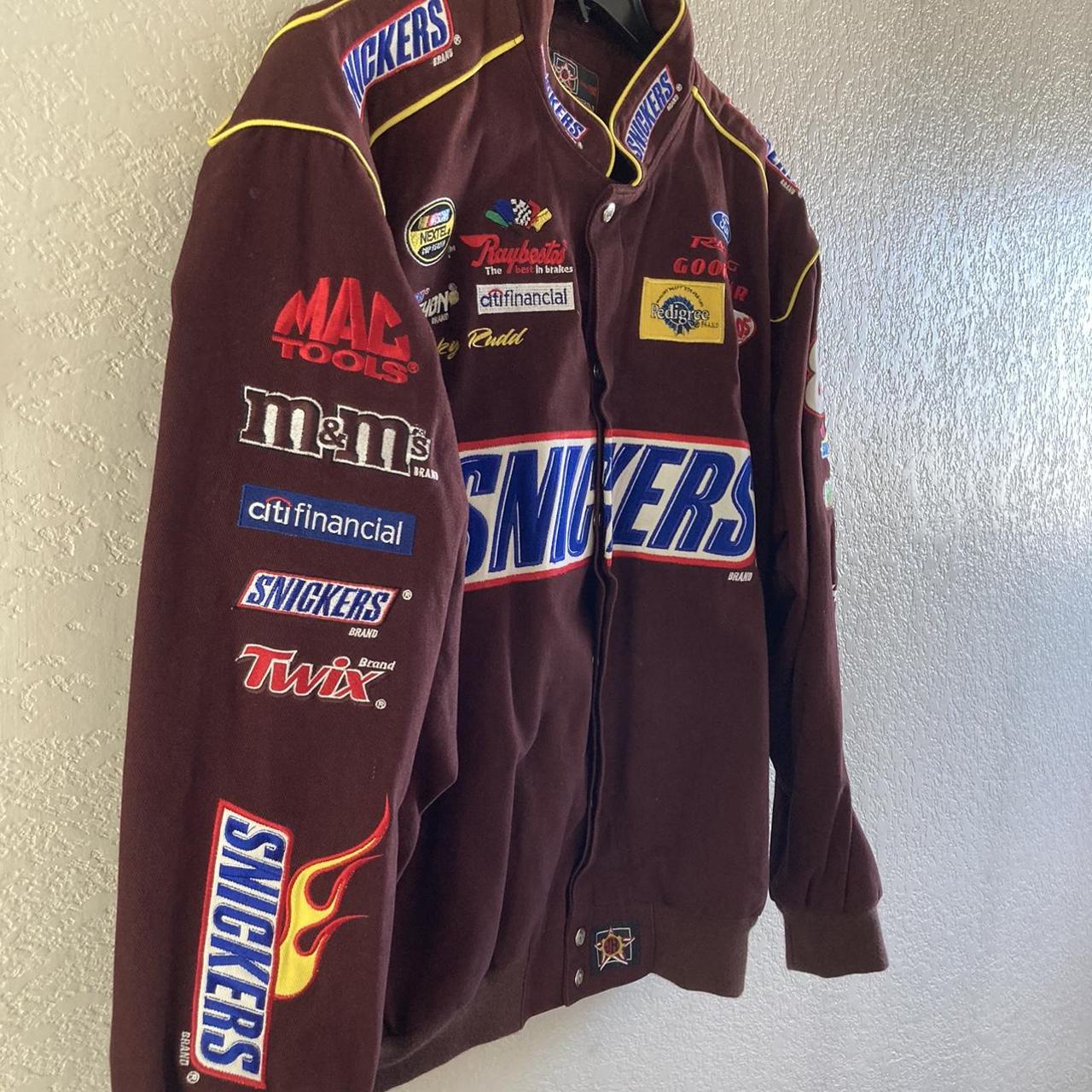 NASCAR JH Design Ricky Rudd Snickers Jacket Outer... - Depop