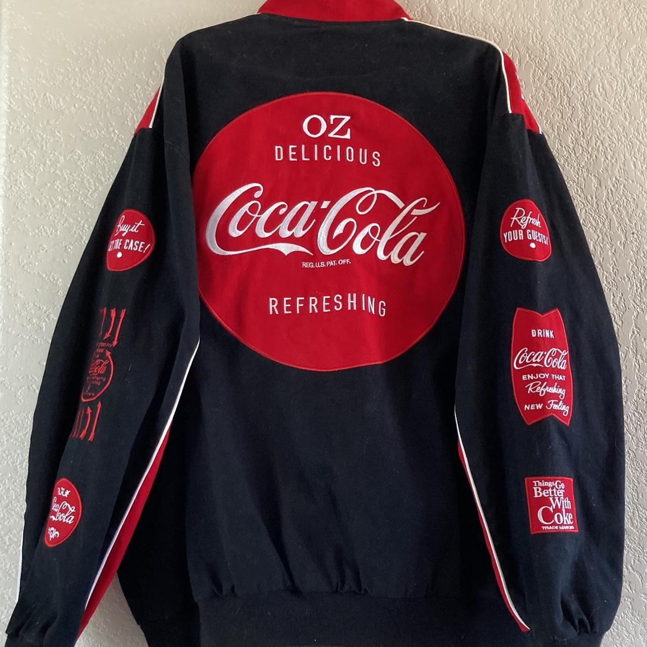 JH Design Men's Black and Red Jacket | Depop