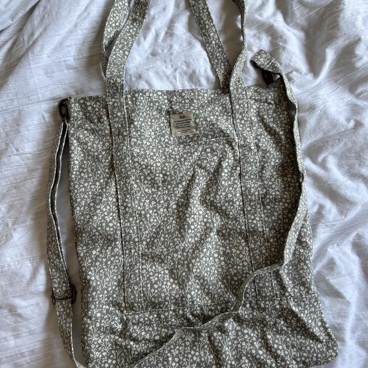 Typo Women's Grey and White Bag | Depop