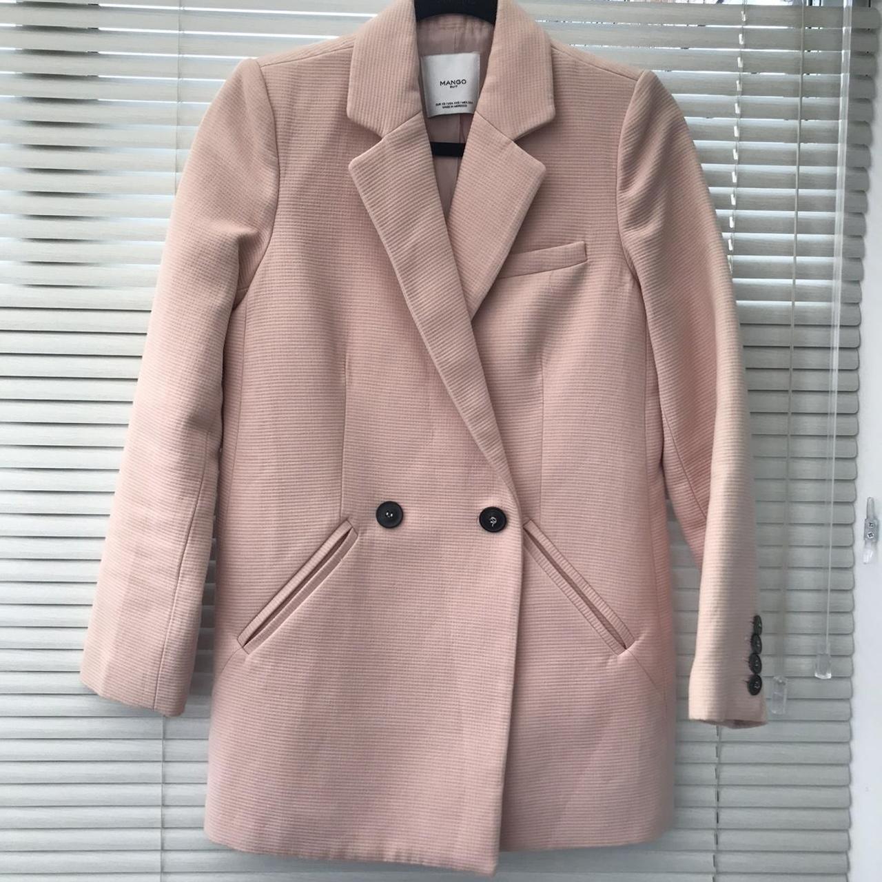Mango pink blazer XS / UK 6 / FR 34 - true to size... - Depop