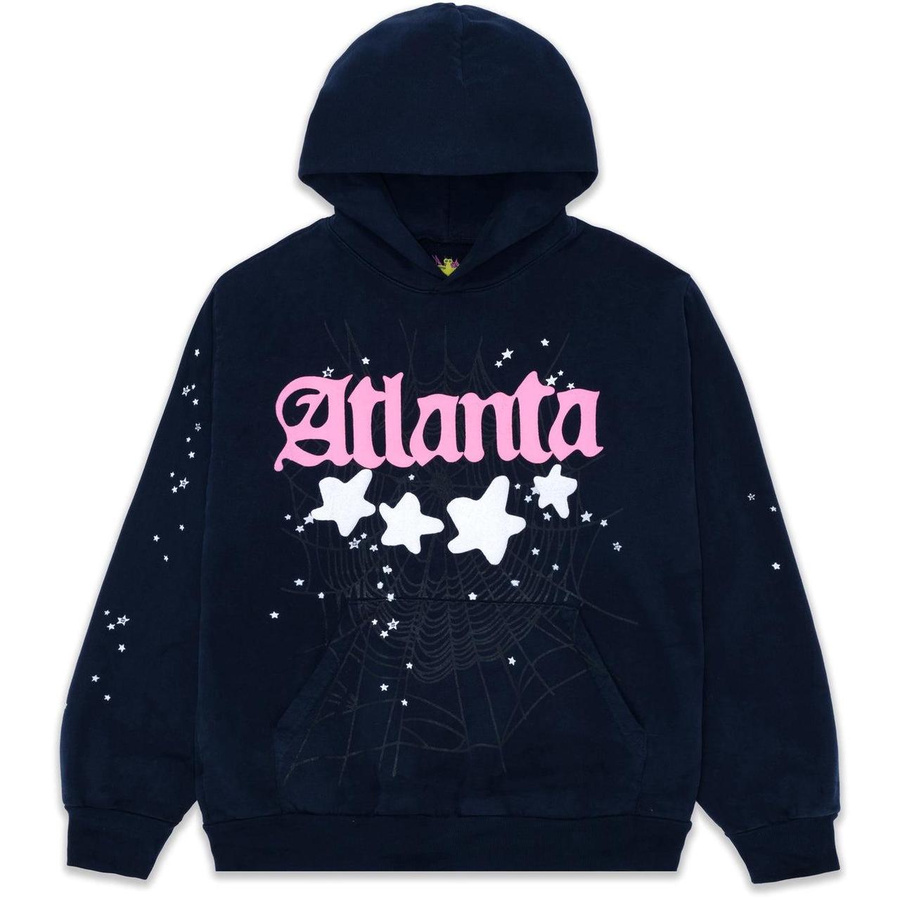 Sp5der ATLANTA HOODIE - 23OZ HEAVY FLEECE - PUFF... - Depop