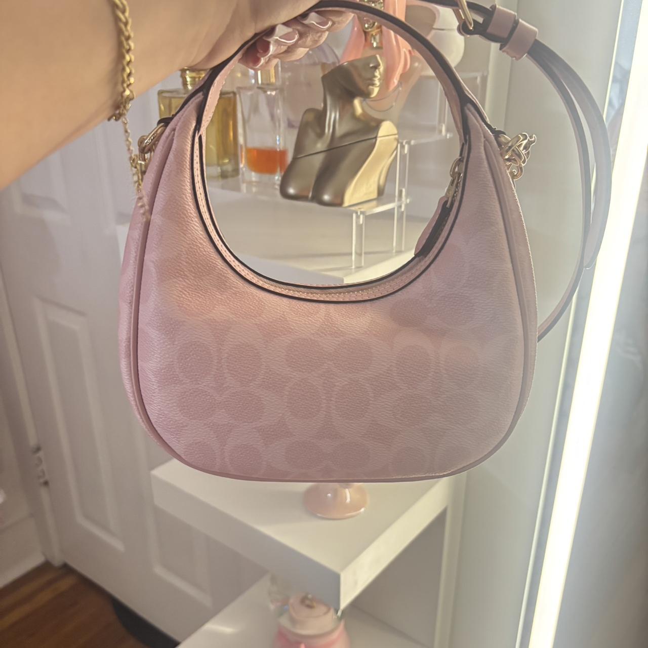 Coach Carmen Mini Crossbody in Powder Pink Brand New... | Depop