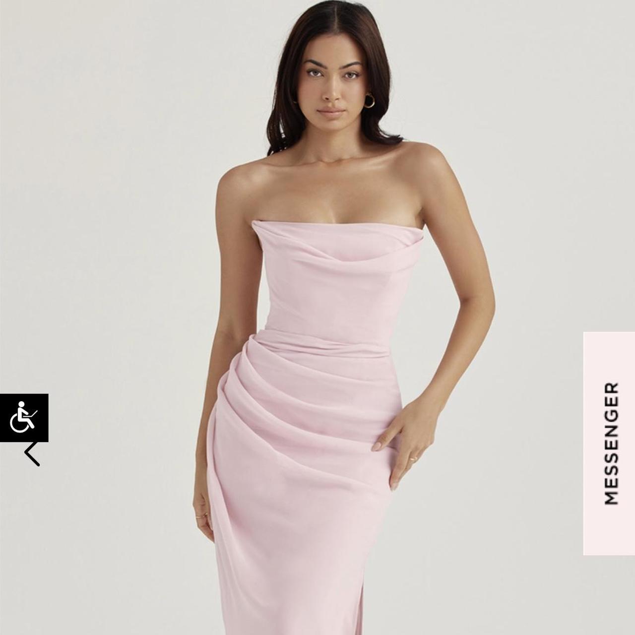 House of CB Pink Quartz “Adrienne” dress Pink... - Depop