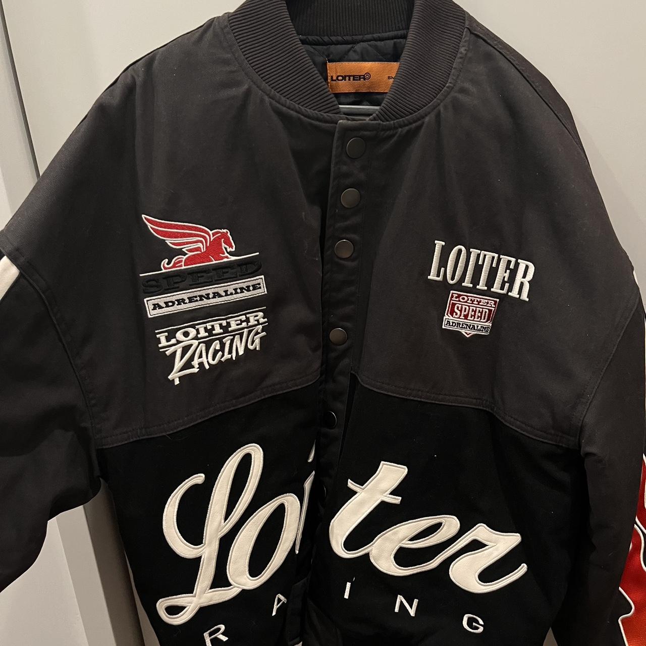 Loiter racing jacket from culture kings Barley worn... - Depop