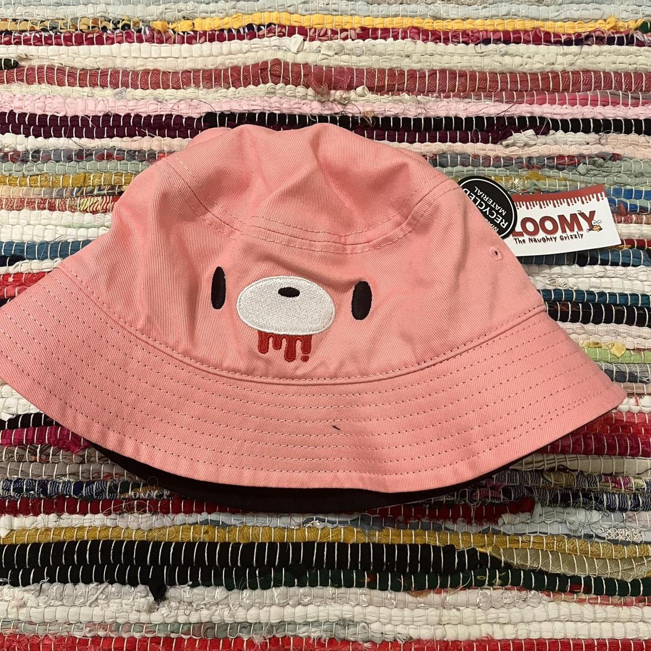 gloomy bear bucket hat || got it a year ago but... - Depop