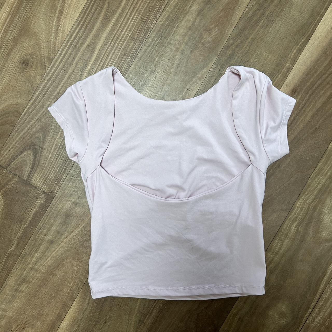 Glassons super soft backless short sleeve top size... - Depop