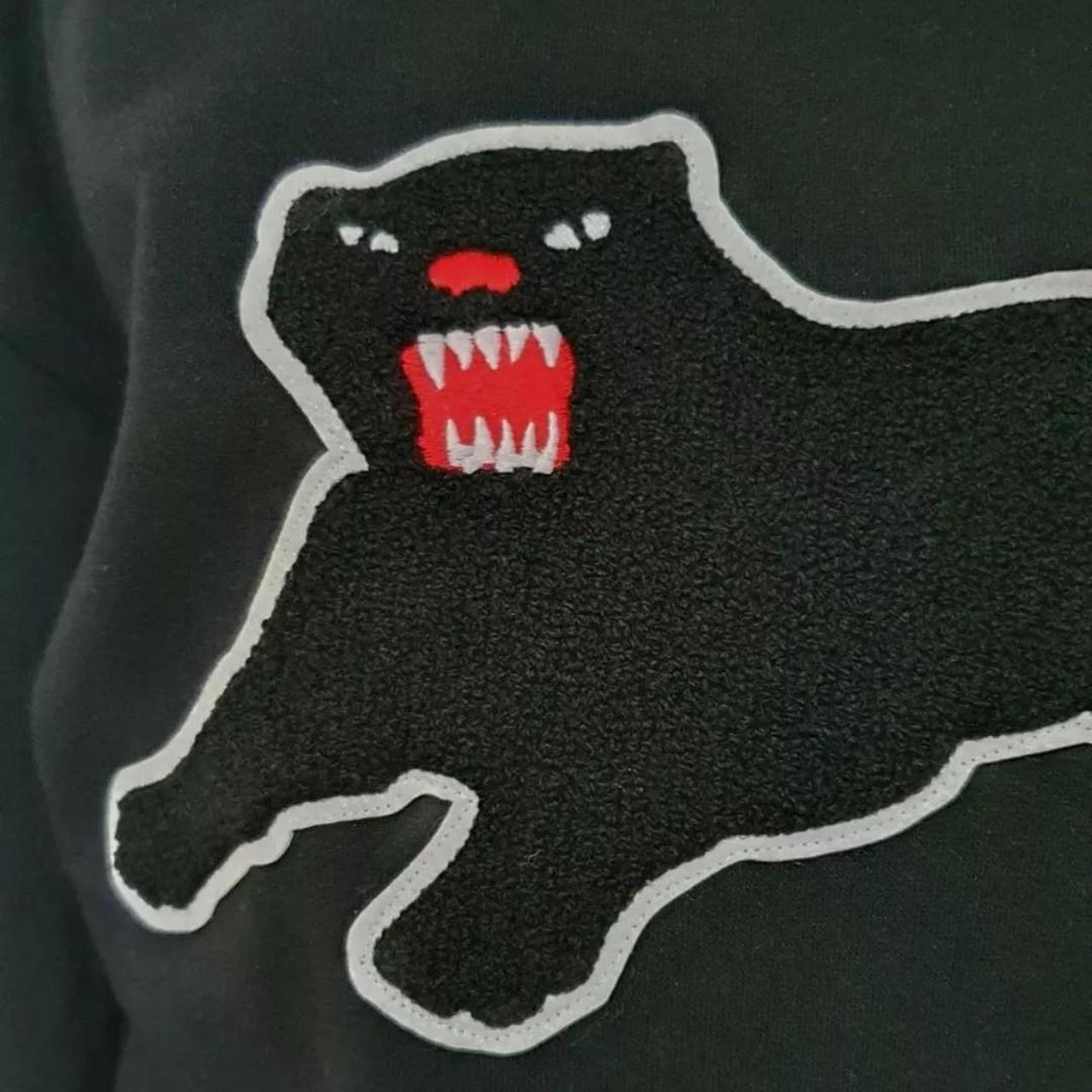 PANTHER PATCH JUMPER,BLACK CAT, UNISEX, SIZE LARGE,... | Depop