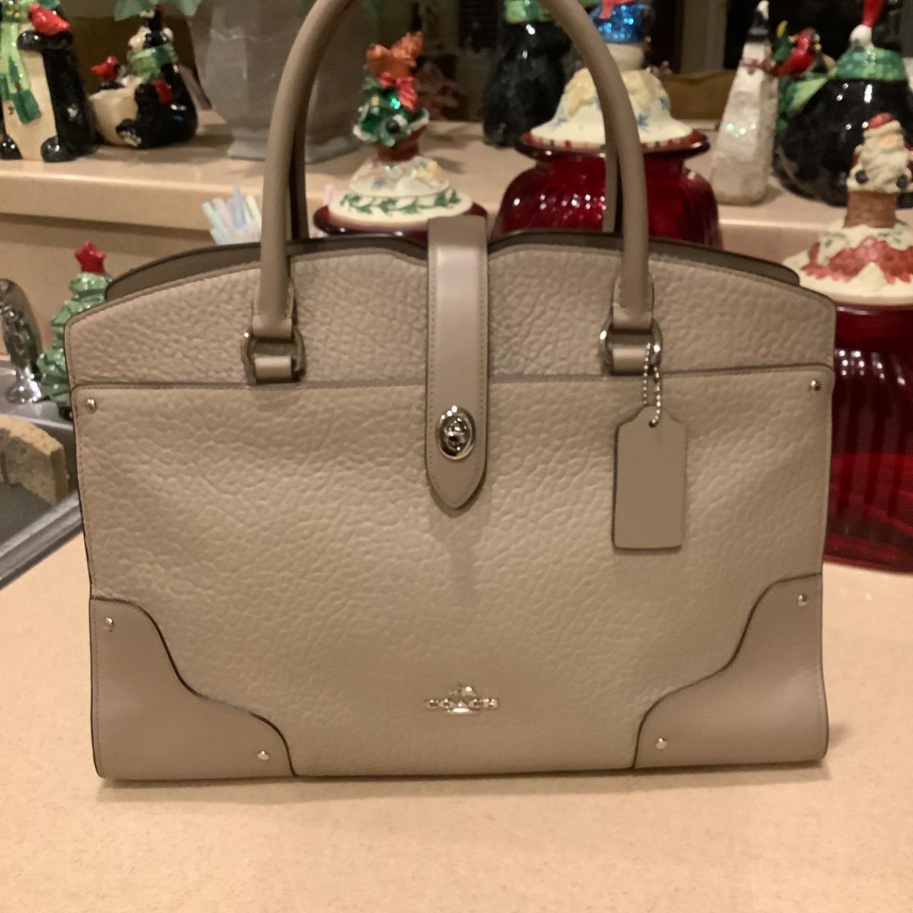 Coach Mercer 36 Satchel, Colorblock Mixed Grain,... - Depop