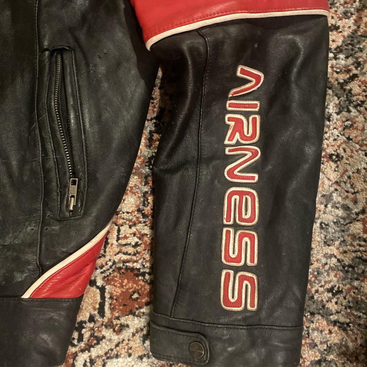 Vintage 1990s Racing Jacket AIRNESS - mens size... - Depop