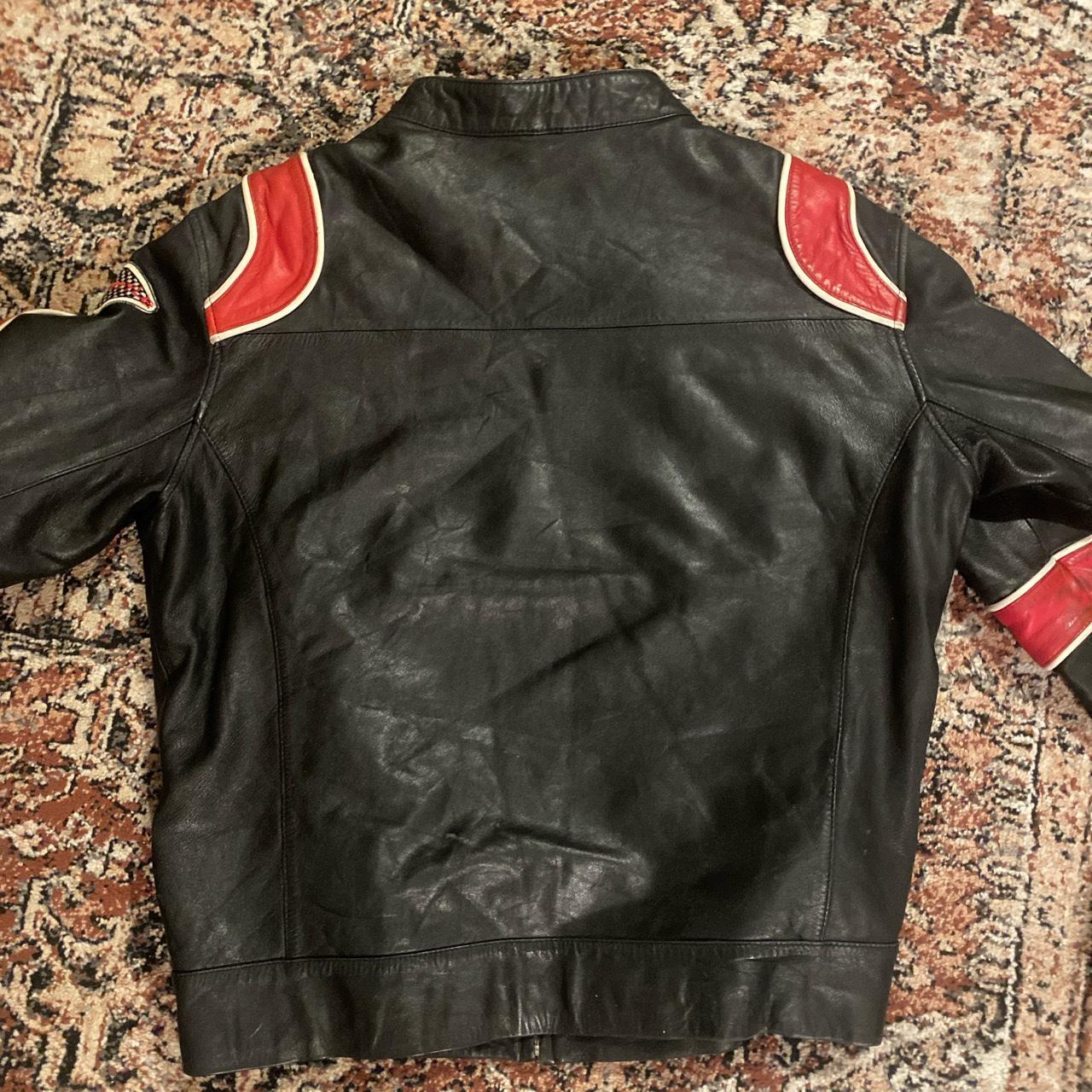 Vintage 1990s Racing Jacket AIRNESS - mens size... - Depop