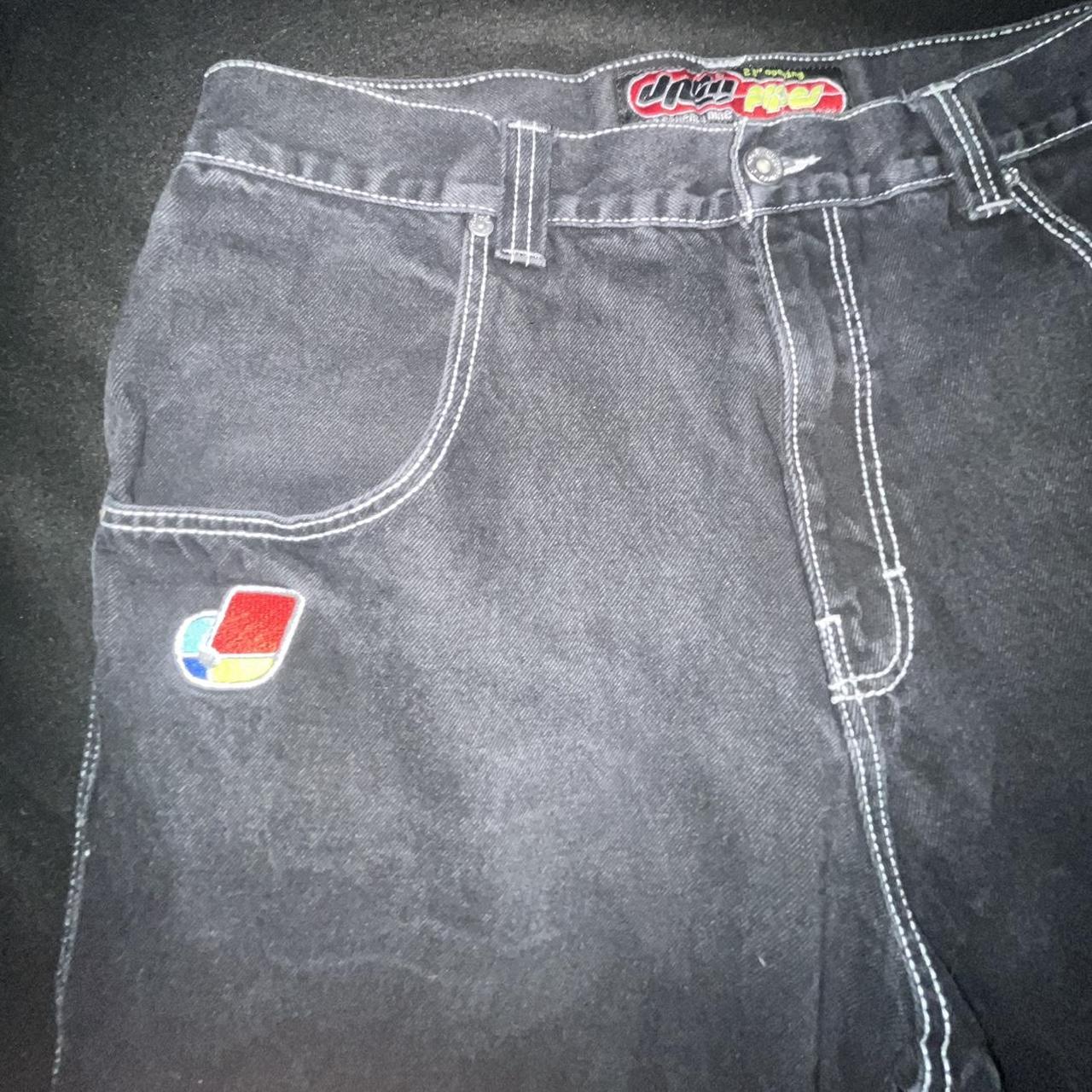 Black jnco jeans #jnco #y2k #emo #affliction #opium - Depop