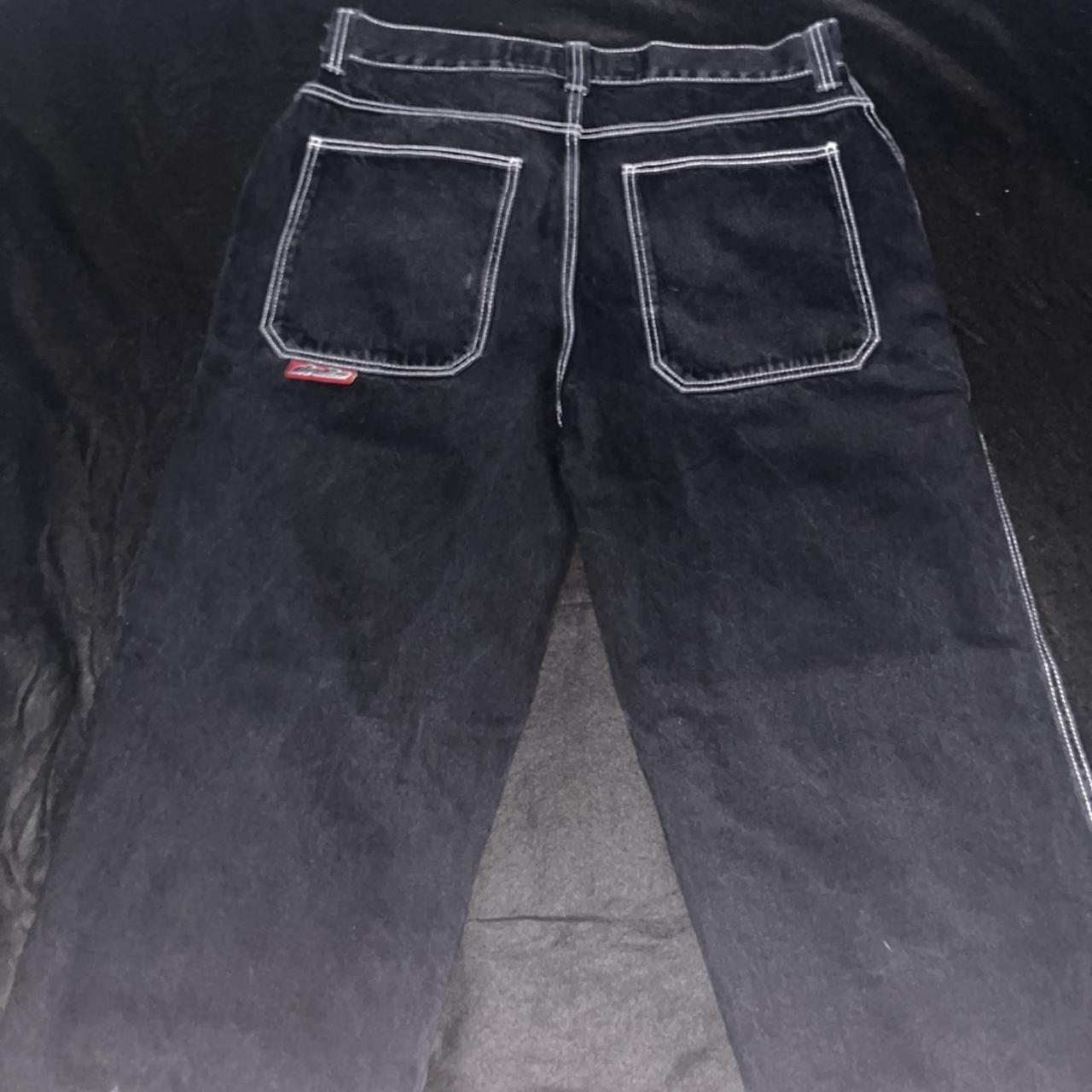 Black jnco jeans #jnco #y2k #emo #affliction #opium - Depop