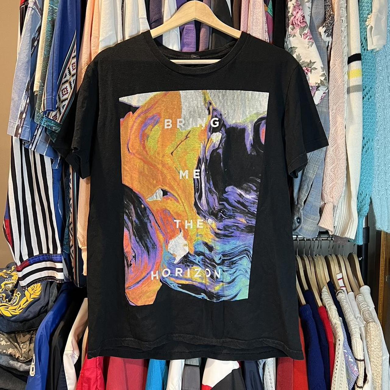 y2k Modern Bring Me The Horizon Rock Band... - Depop