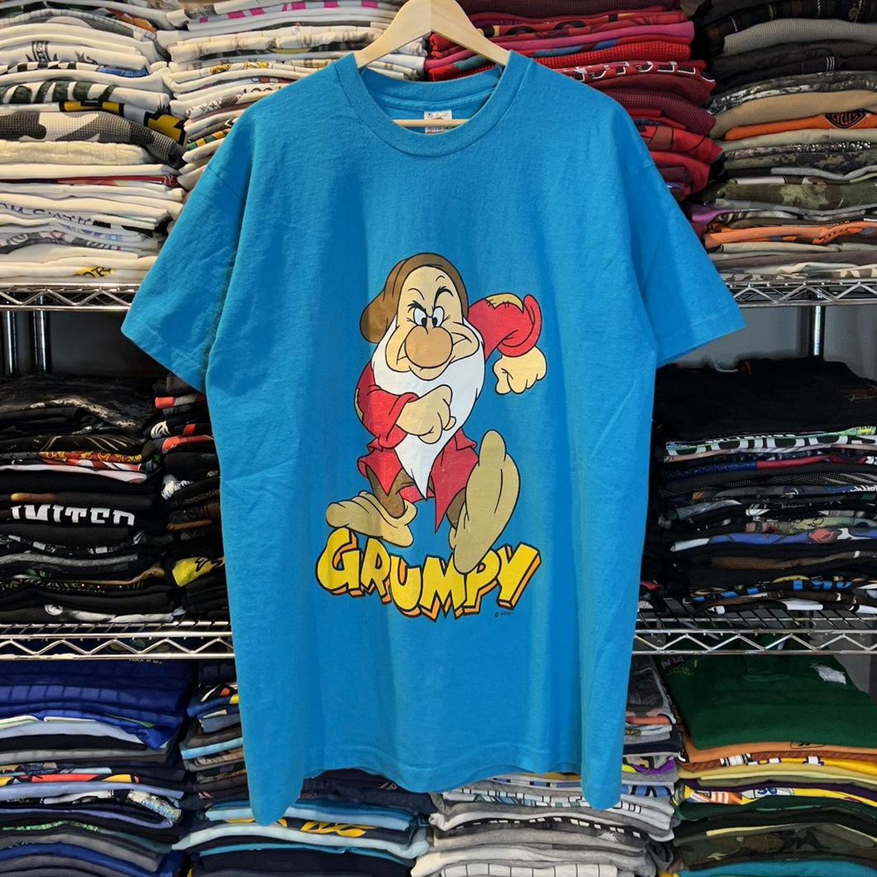 Vintage 90s Disney Snow White & The 7 Dwarves Grumpy... - Depop