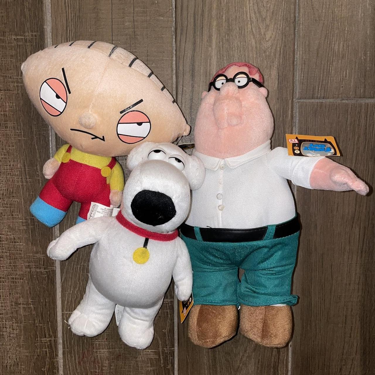 Family Guy Peter Griffin Brian Stevie 2005 Plush... - Depop