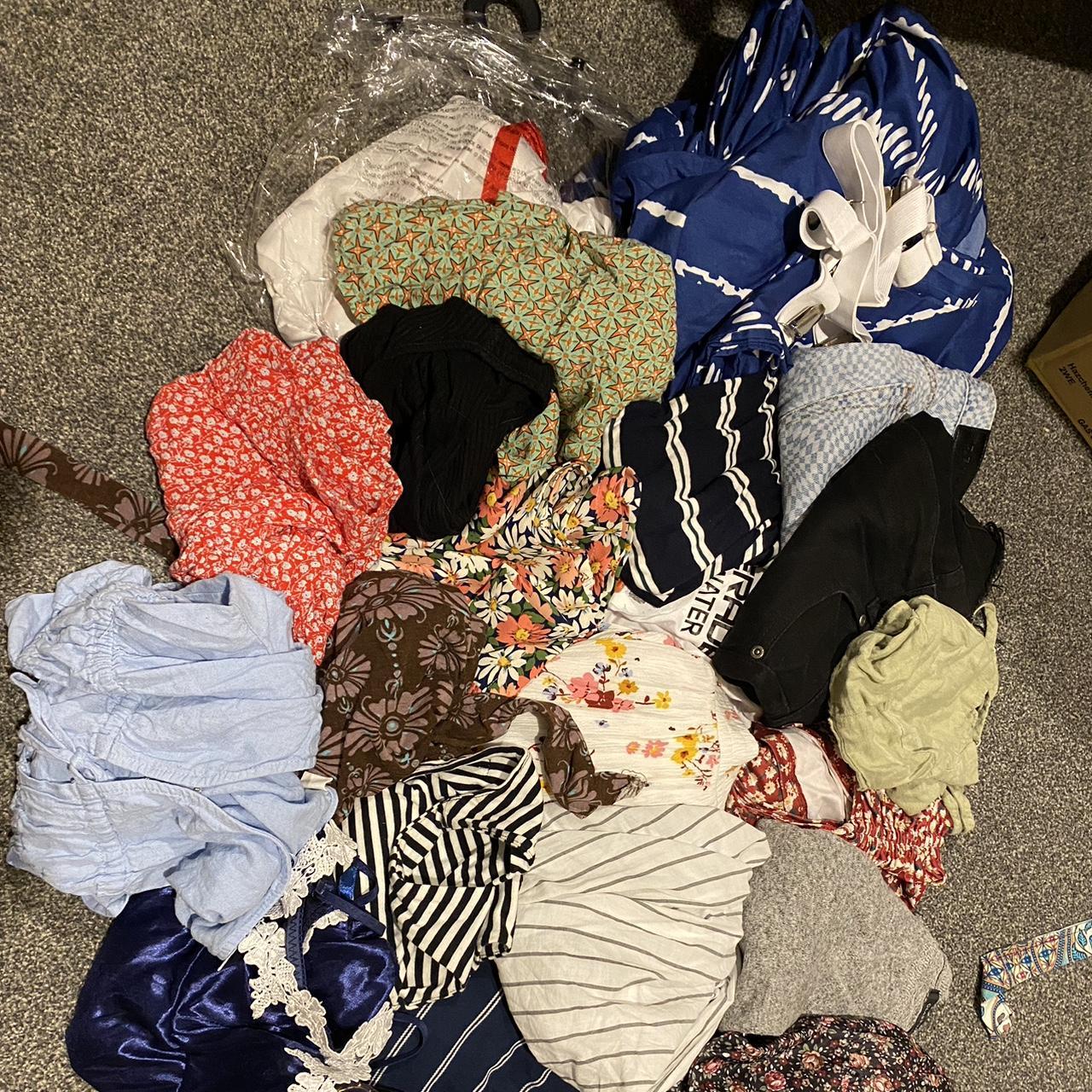 Bulk clothing, 23 items Skirts, shirts, dresses... - Depop