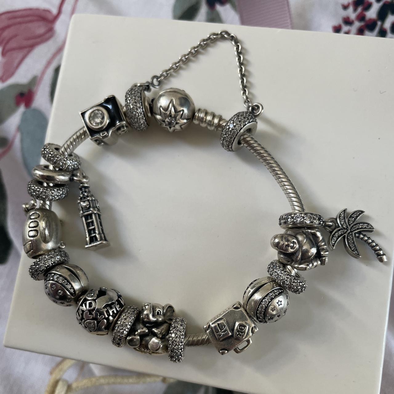 Genuine Pandora stars & galaxy 925 silver bracelet... - Depop
